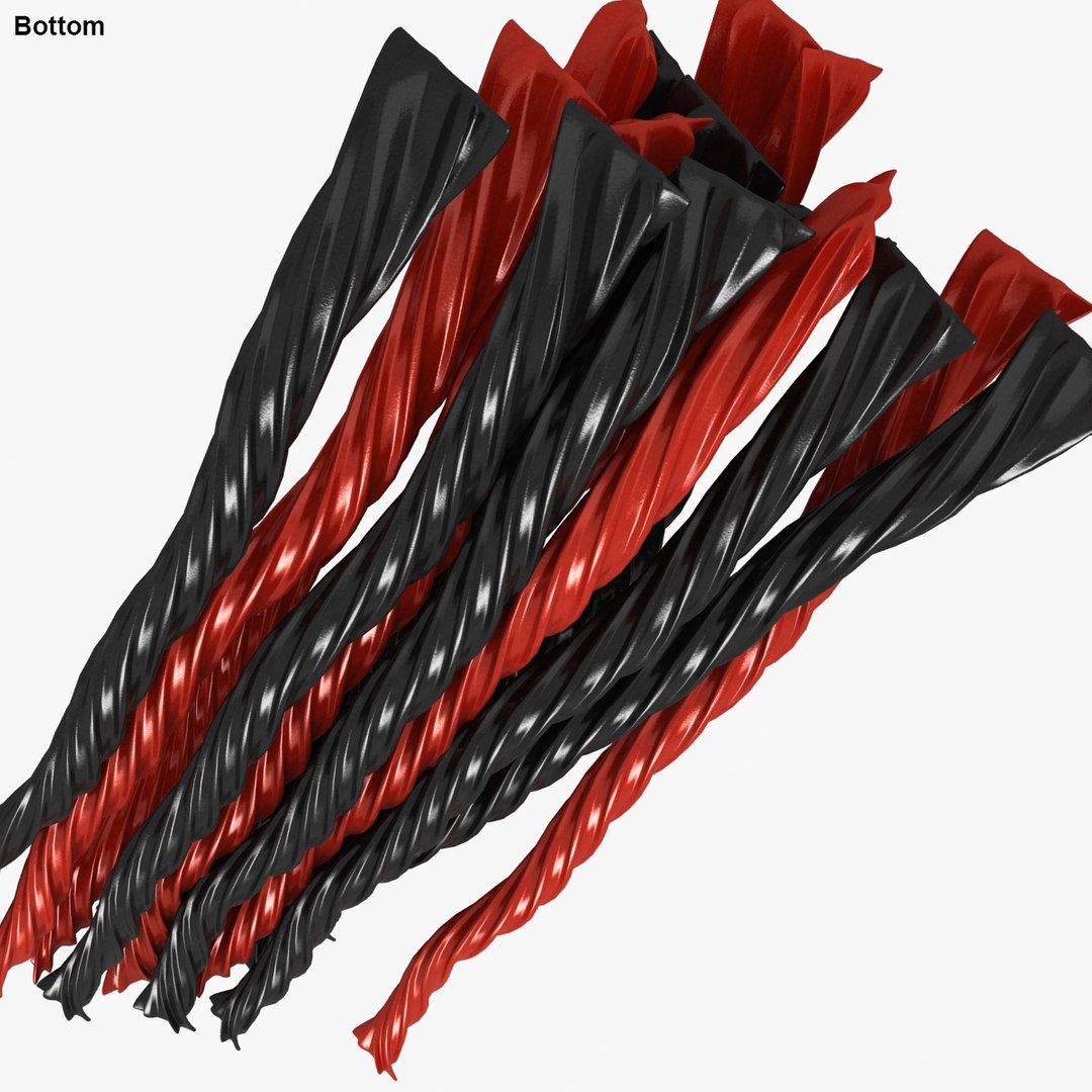Licorice Candy Twists 3d Max