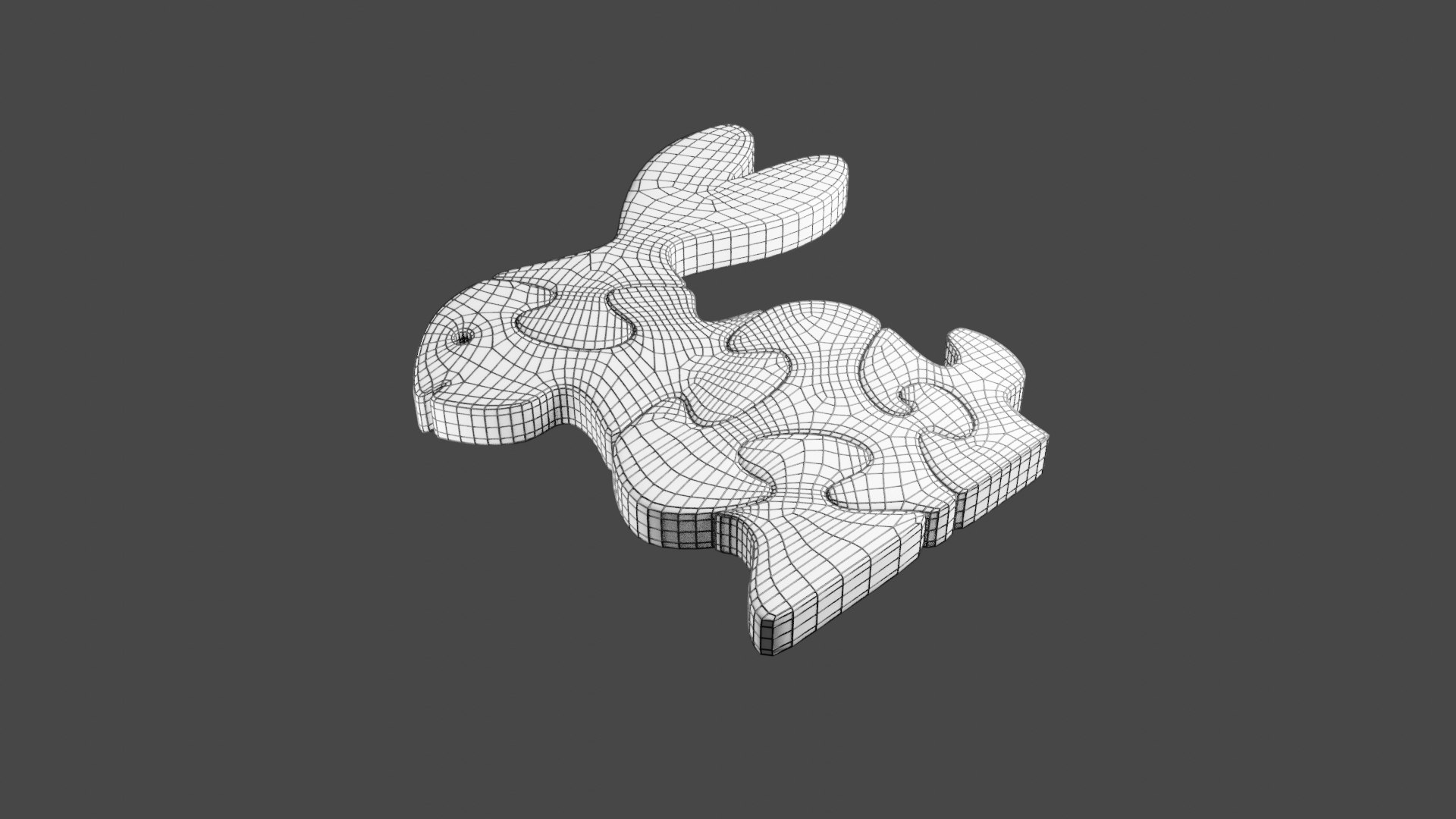 3D Puzzle Rabbit - TurboSquid 2060845