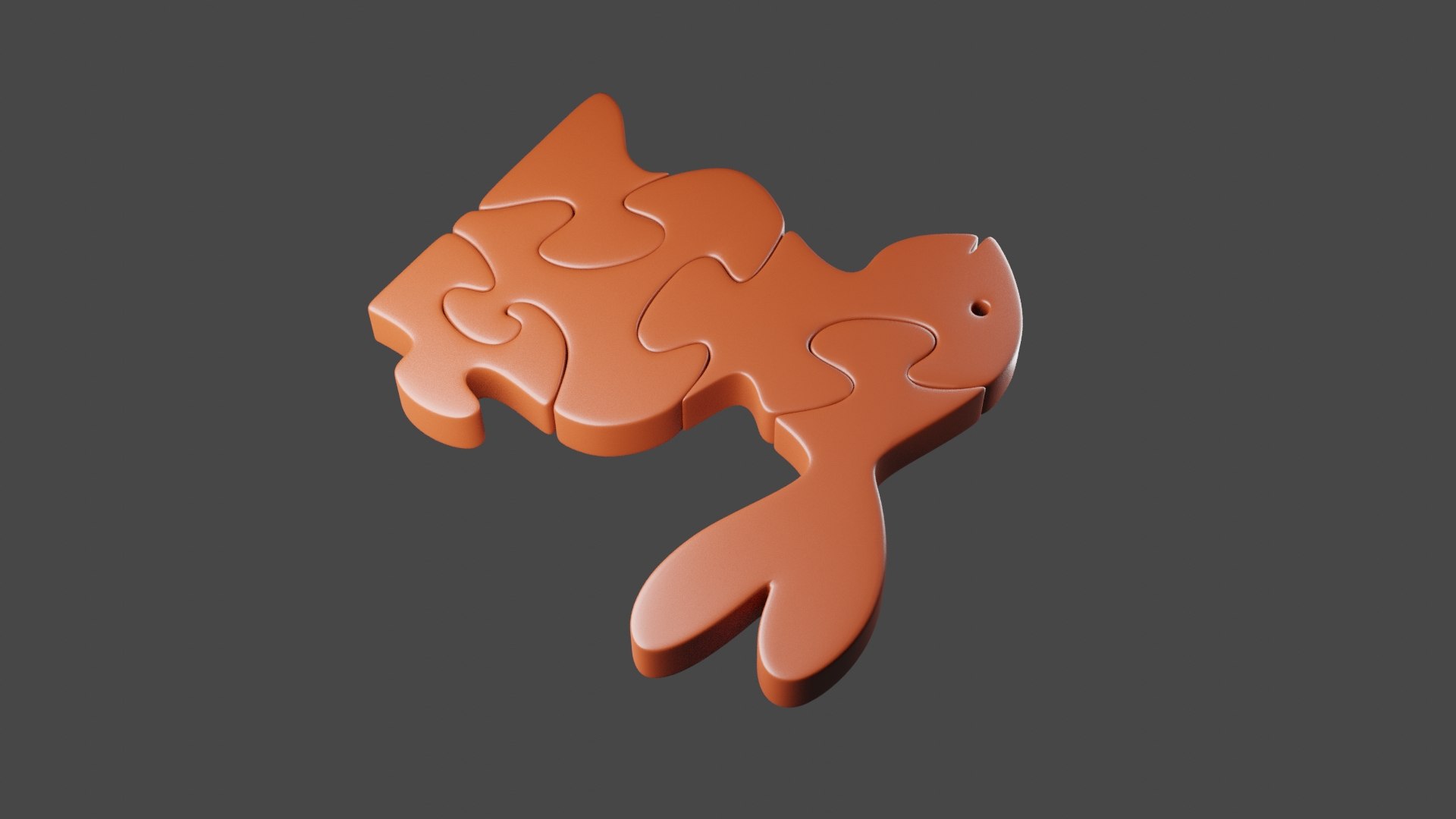 3D Puzzle Rabbit - TurboSquid 2060845