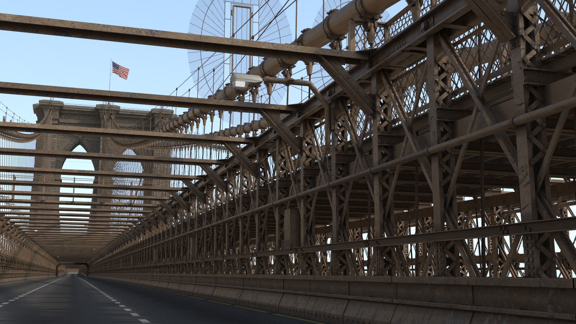 3D brooklyn bridge - TurboSquid 1547122