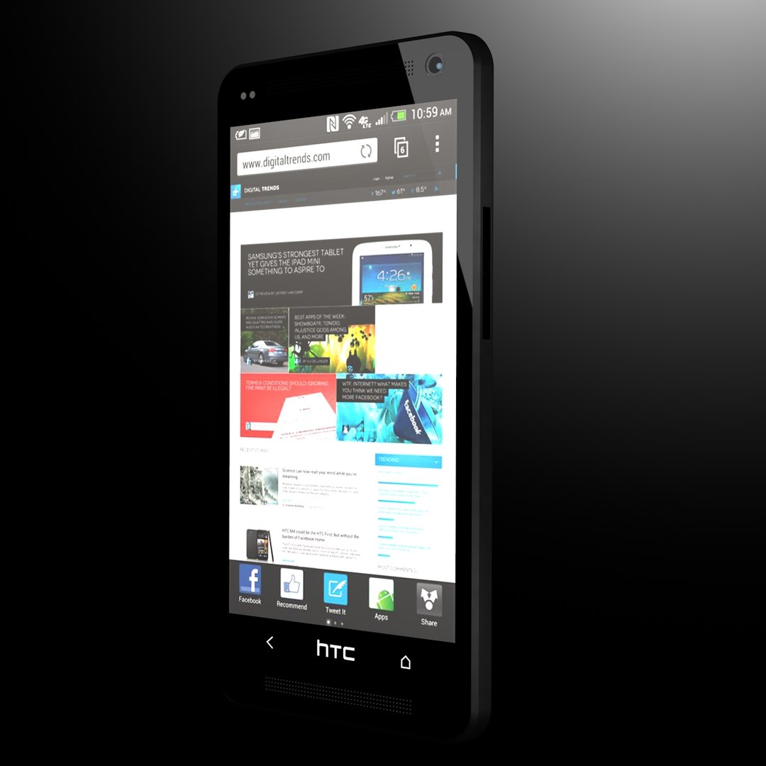 3d Htc Black