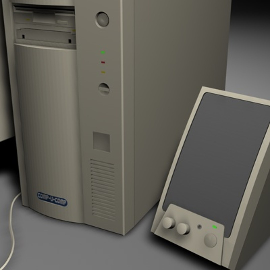 3d Model Desktop Computer