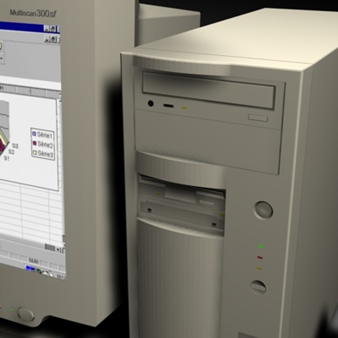 3d Model Desktop Computer