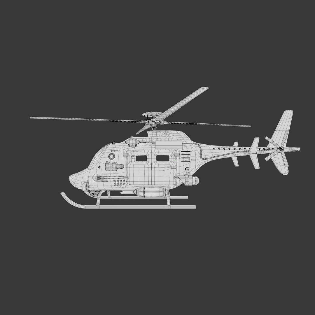 LAPD Helicopter 3D Model - TurboSquid 2101099