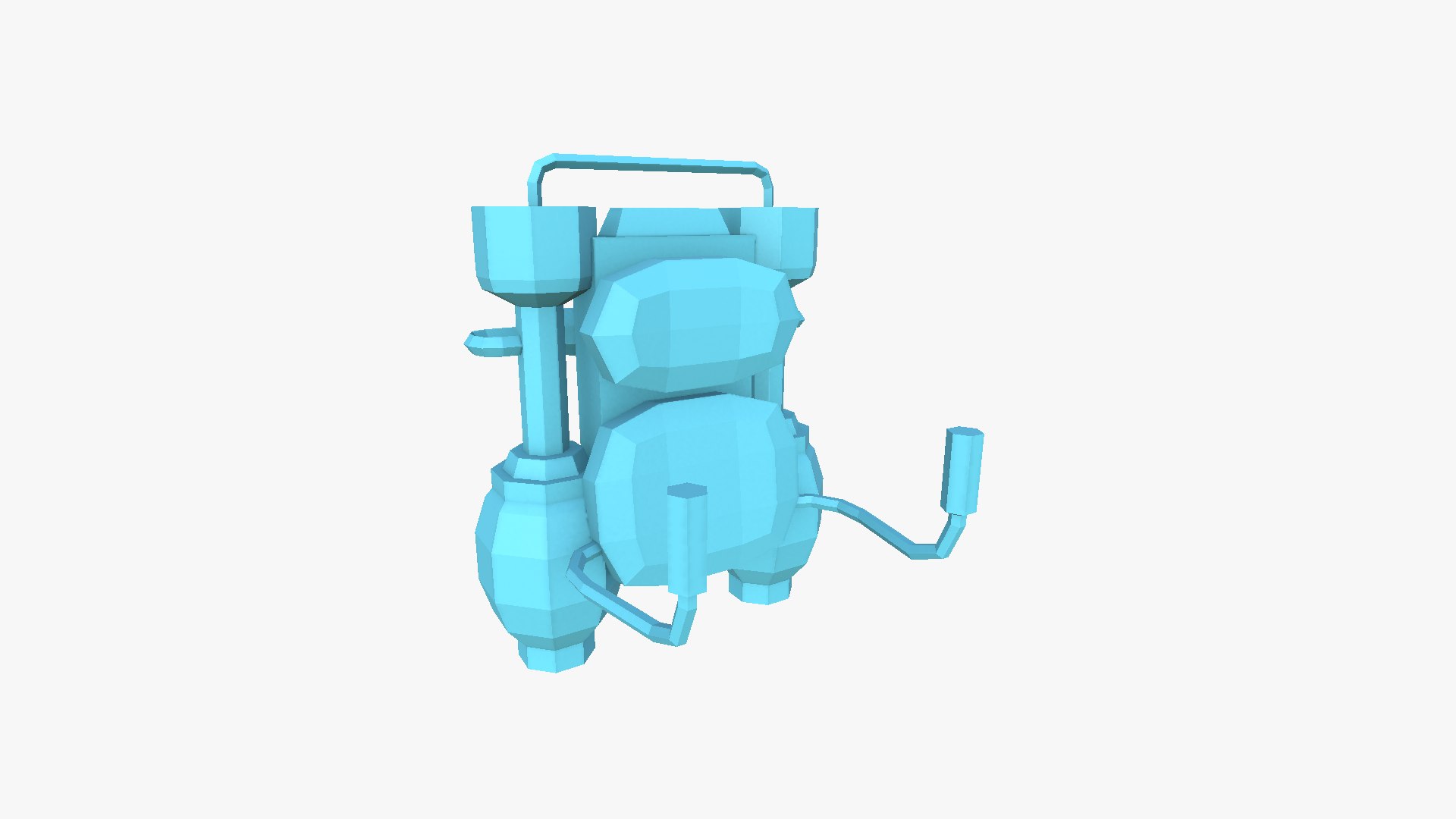 Jetpack Low Poly G03 - SciFi Character Design 3D Model - TurboSquid 2255474