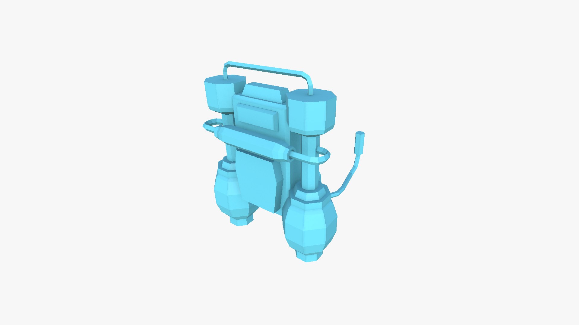 Jetpack Low Poly G03 - SciFi Character Design 3D Model - TurboSquid 2255474
