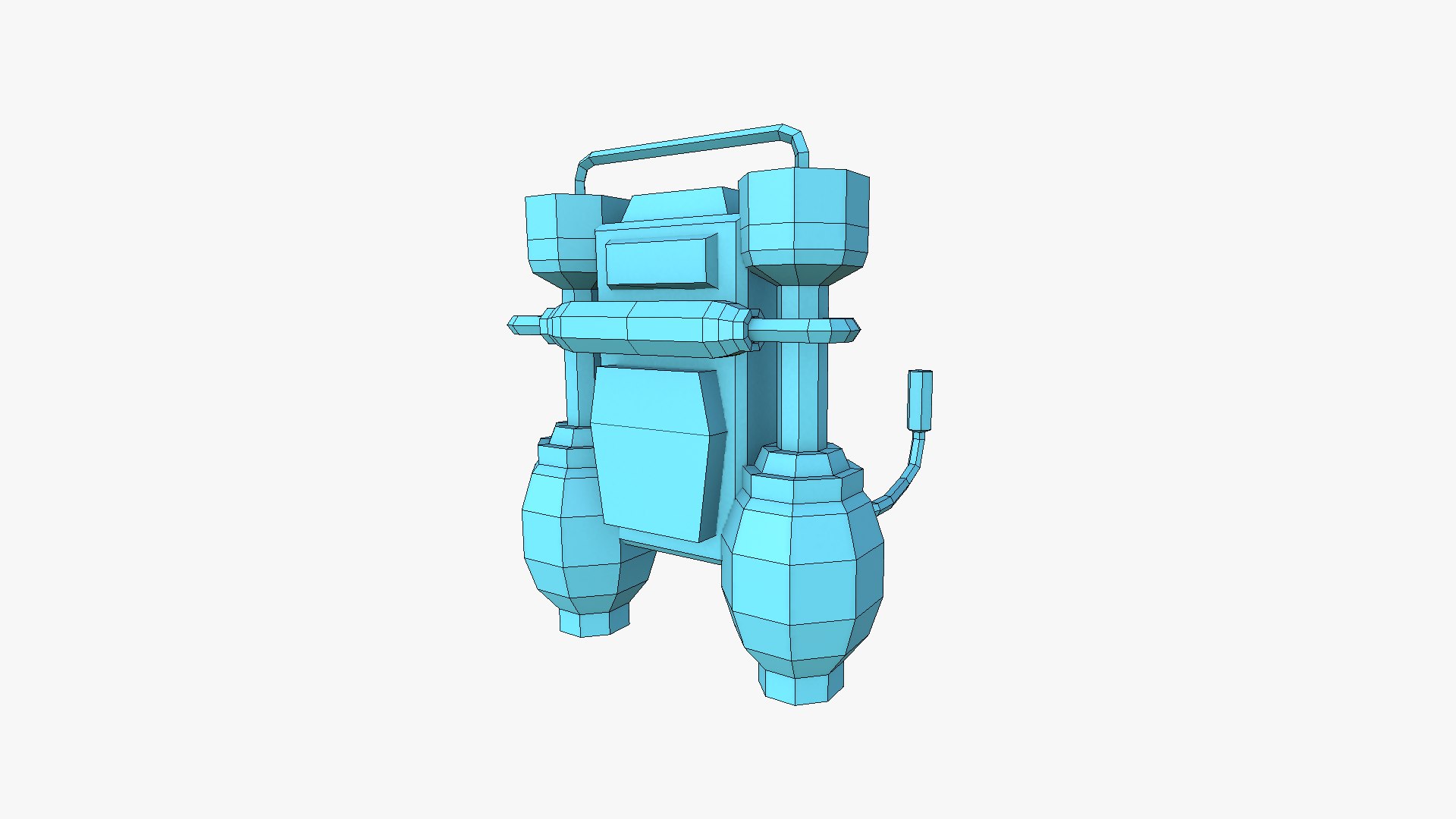 Jetpack Low Poly G03 - SciFi Character Design 3D Model - TurboSquid 2255474
