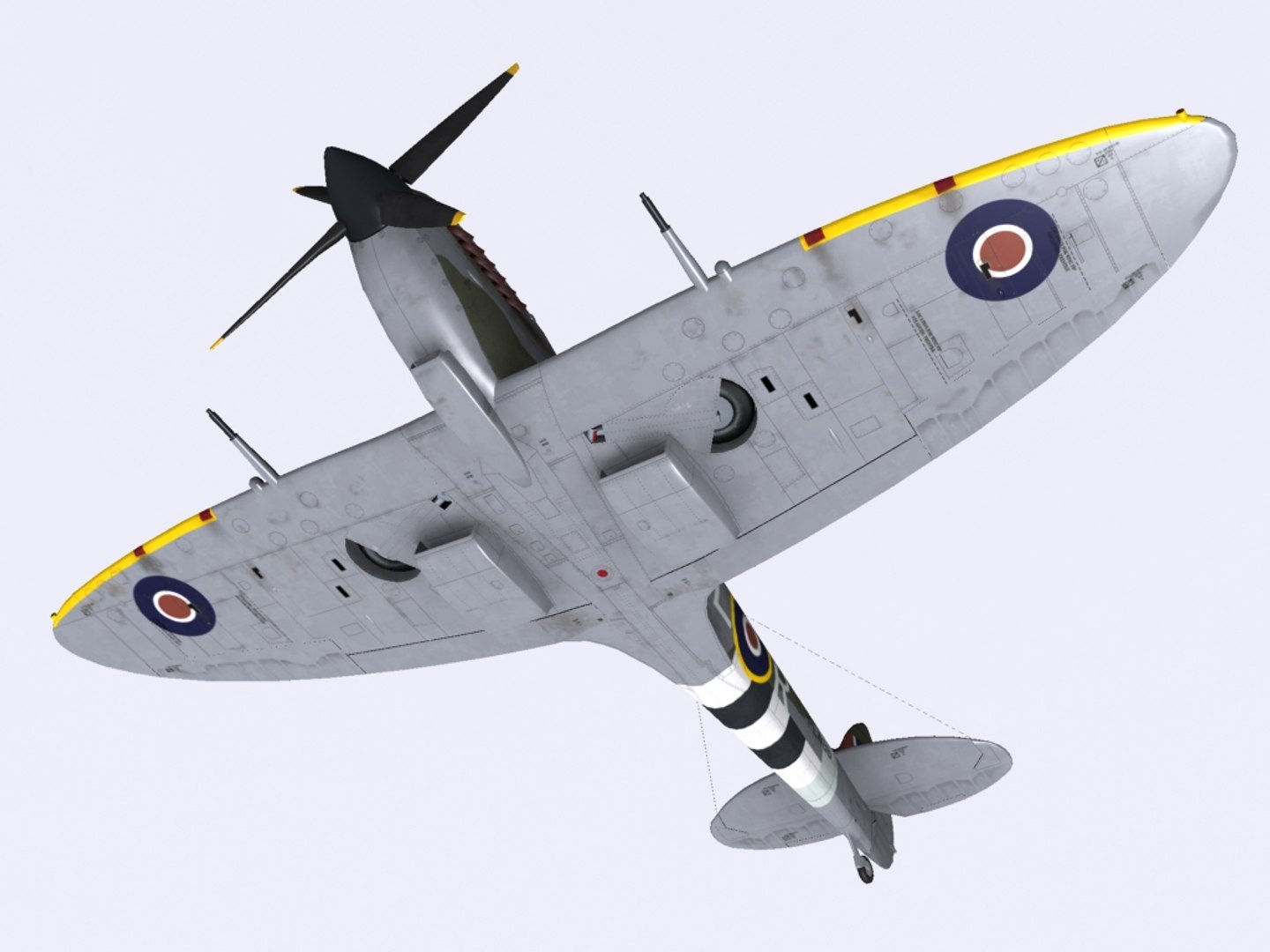 3d Model Supermarine Spitfire Fighter Mk