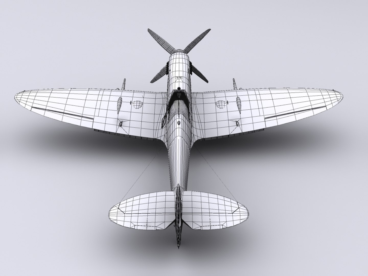3d Model Supermarine Spitfire Fighter Mk