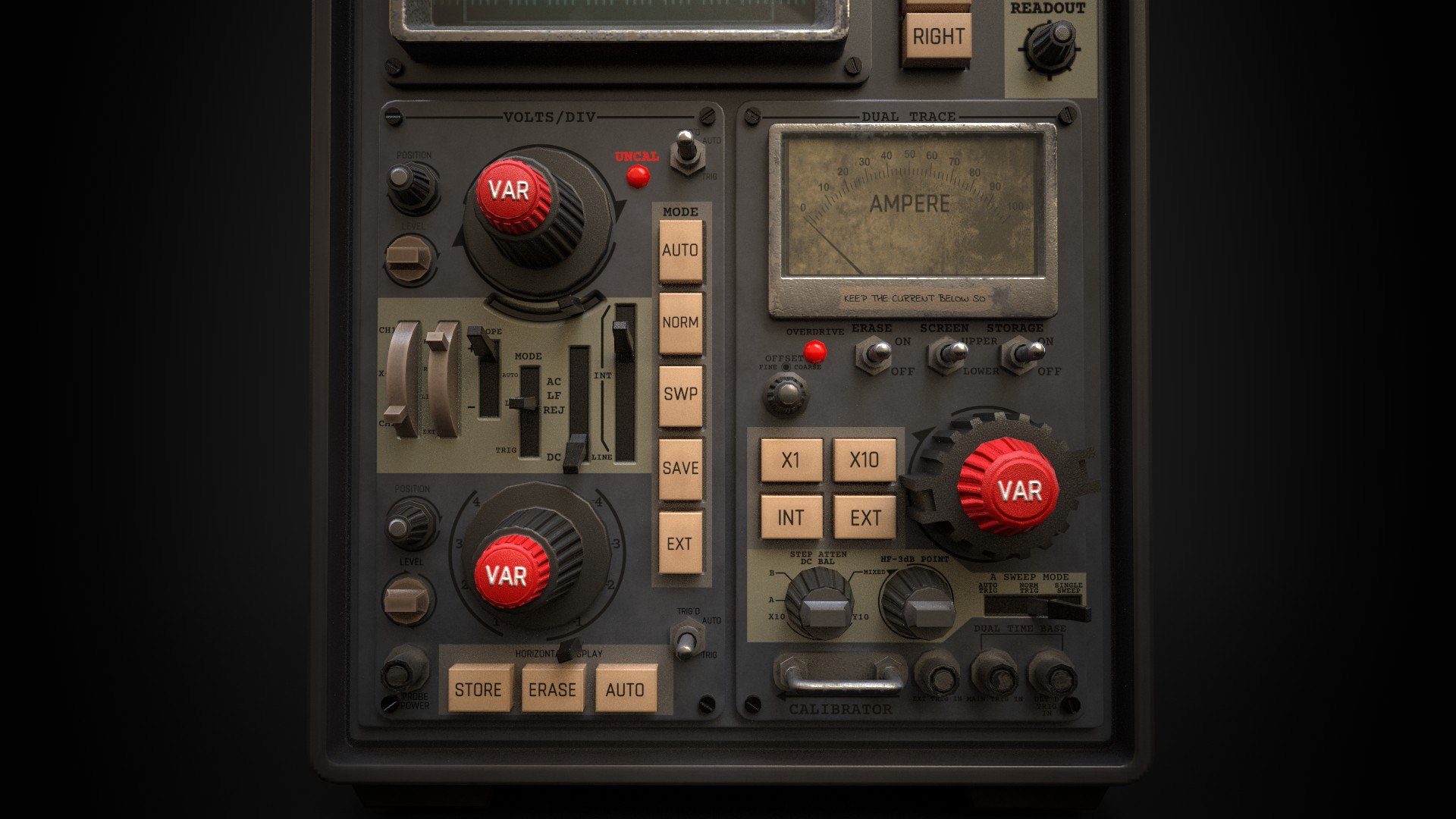 3D Oscilloscope - Game Ready - Low Poly PBR 3D Model - TurboSquid 2260359