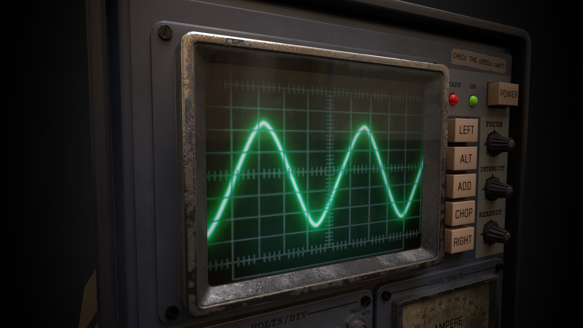 3D Oscilloscope - Game Ready - Low Poly PBR 3D Model - TurboSquid 2260359