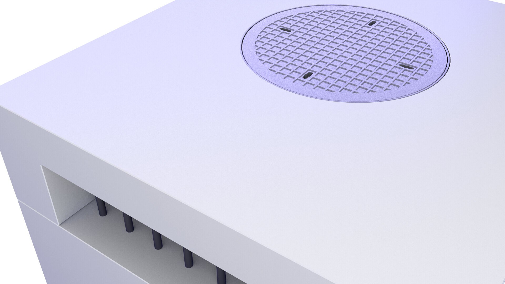 3D Precast Curb Inlet Manhole 22 model - TurboSquid 2097018