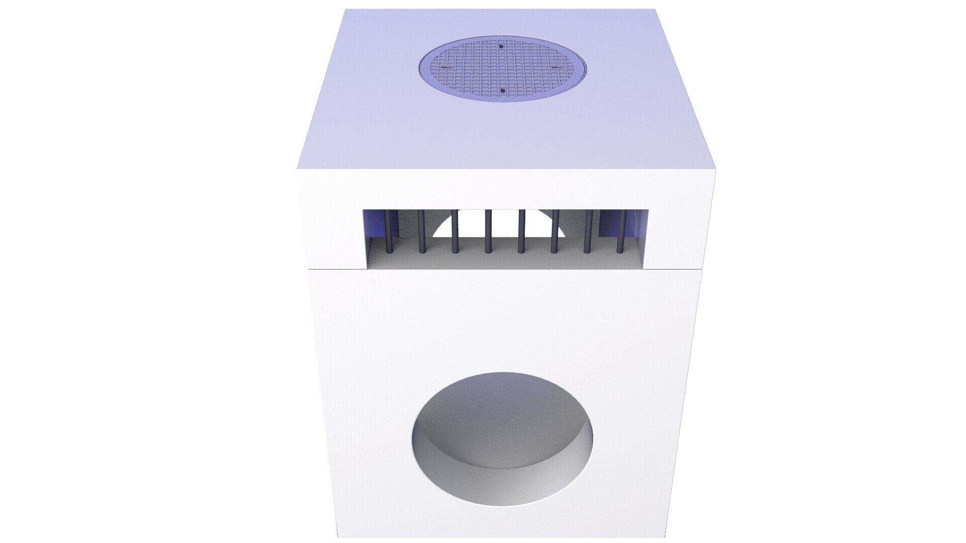 3D Precast Curb Inlet Manhole 22 model - TurboSquid 2097018