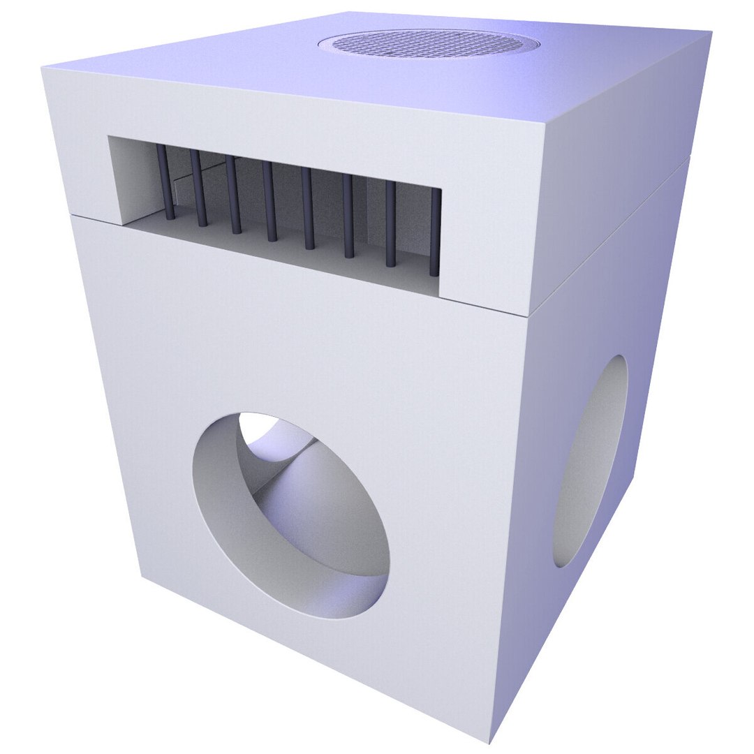 3D Precast Curb Inlet Manhole 22 model - TurboSquid 2097018