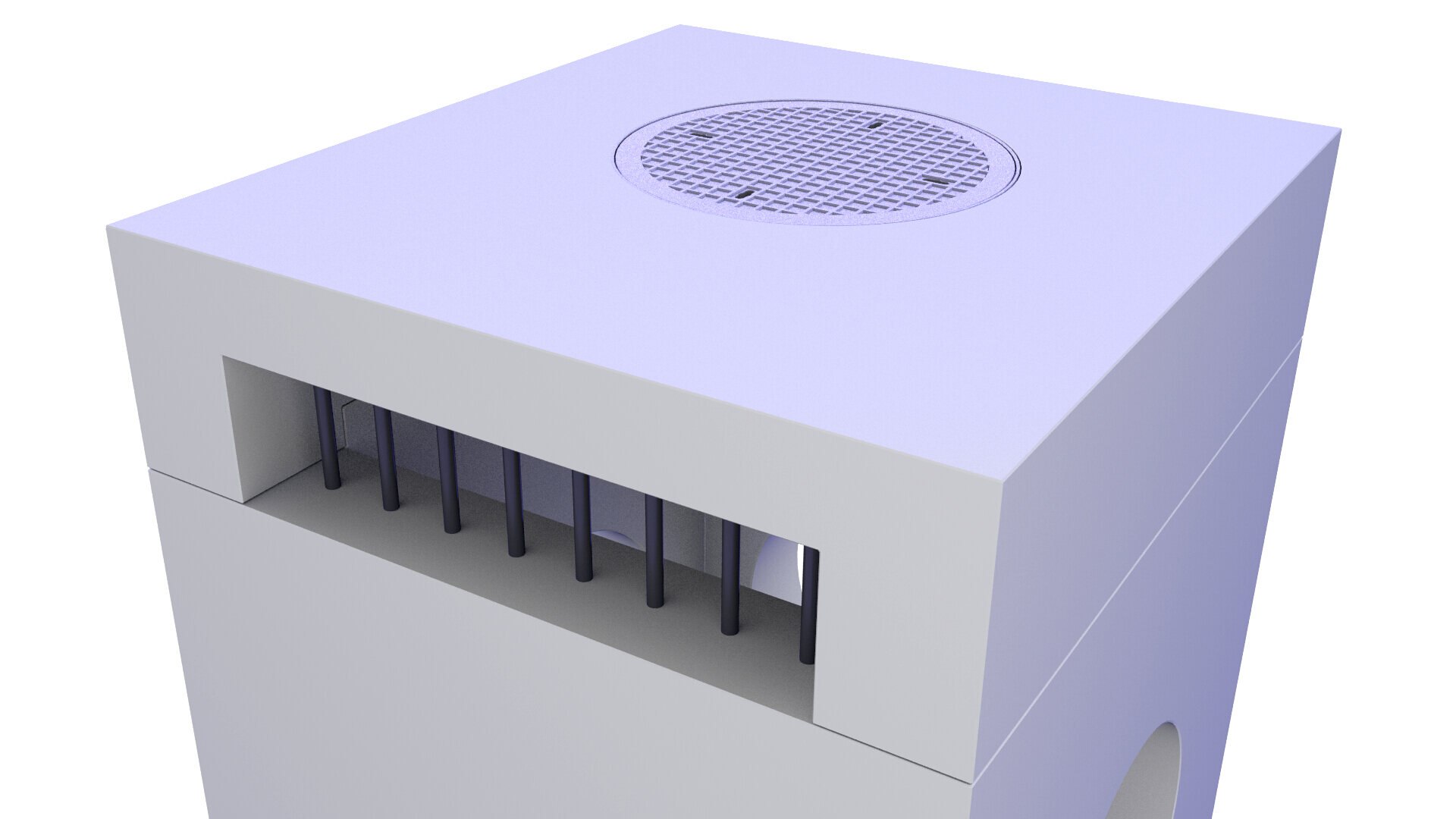 3D Precast Curb Inlet Manhole 22 model - TurboSquid 2097018