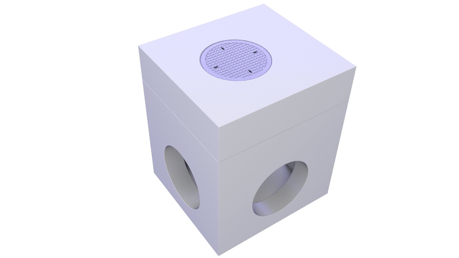 3D Precast Curb Inlet Manhole 22 model - TurboSquid 2097018