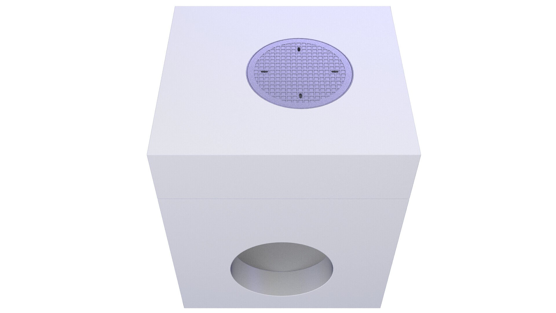 3D Precast Curb Inlet Manhole 22 model - TurboSquid 2097018