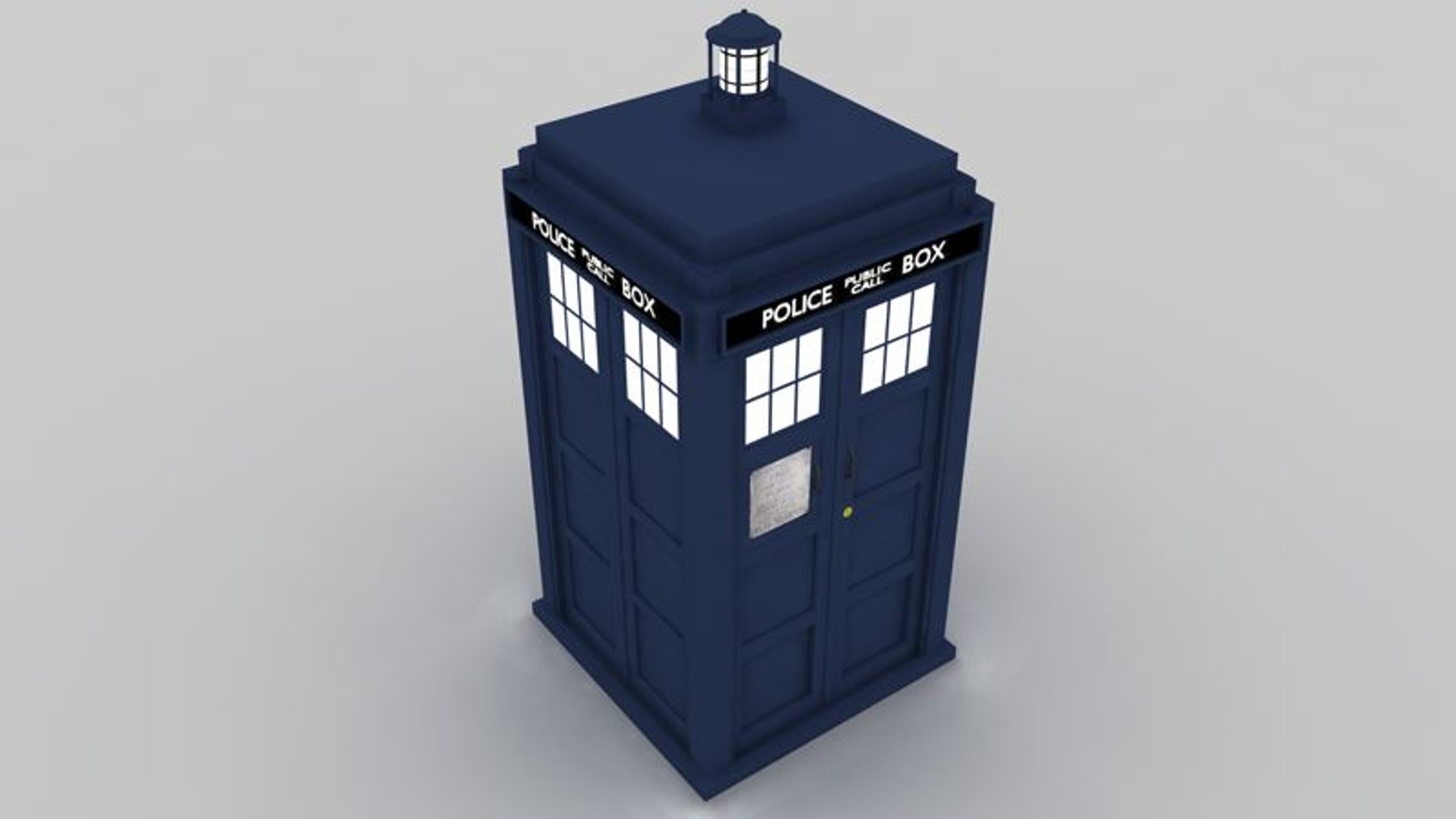 3d Tardis Doctor Model