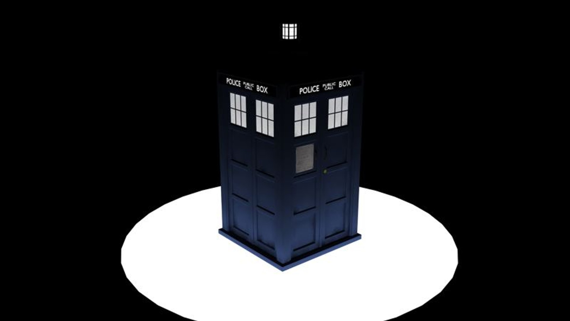 3d Tardis Doctor Model