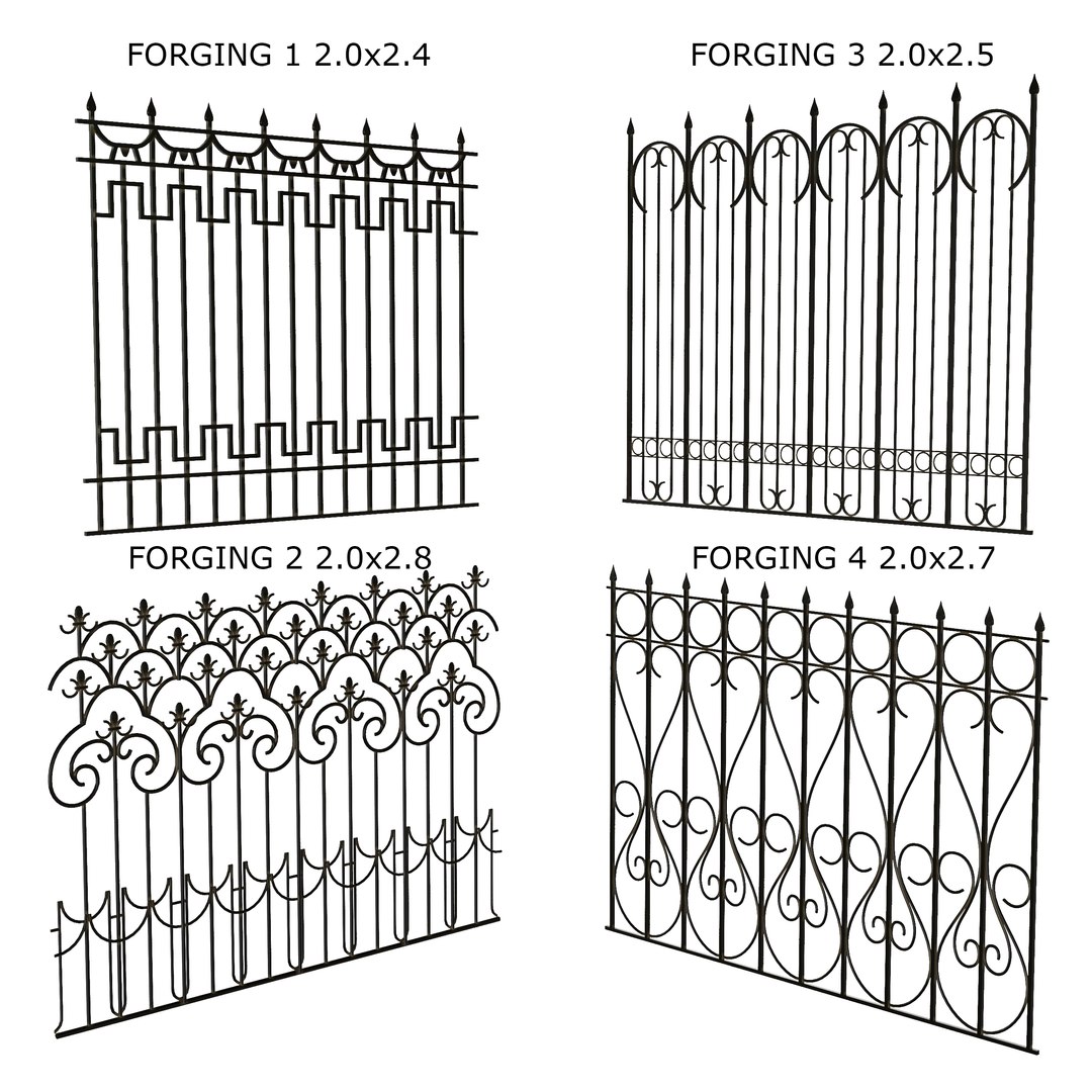 Forging Set 1 3D Model - TurboSquid 1940167