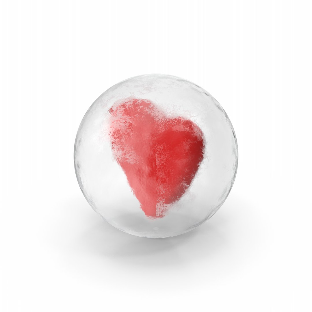 3D Heart In Ice Ball Model - TurboSquid 2236970