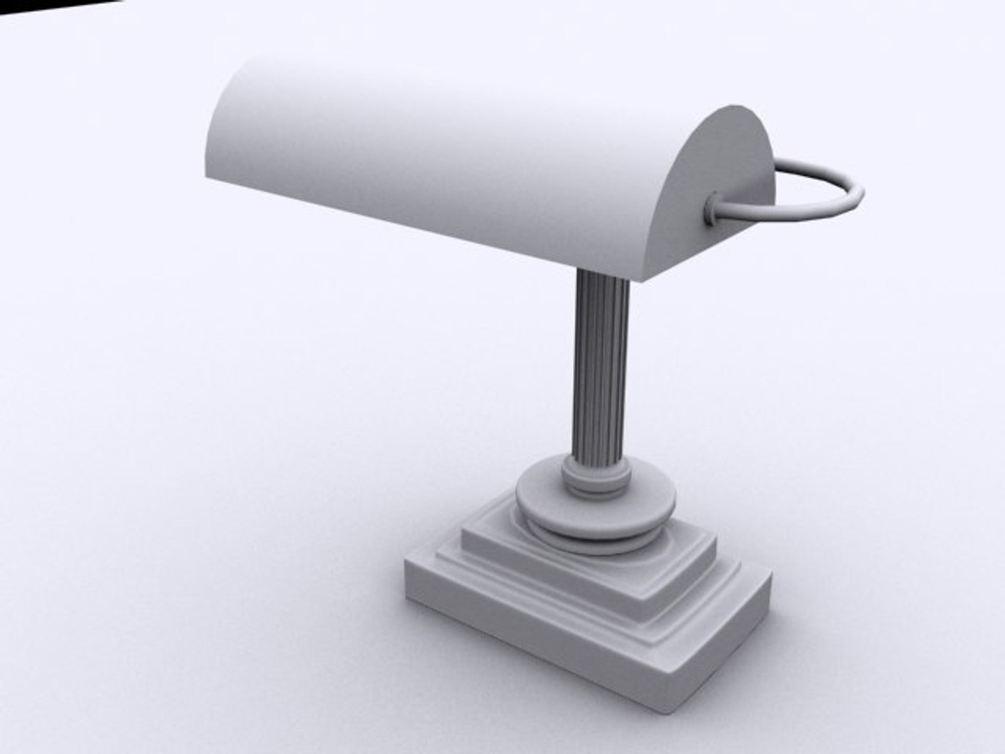 Posh Desk Lamp 3d 3ds