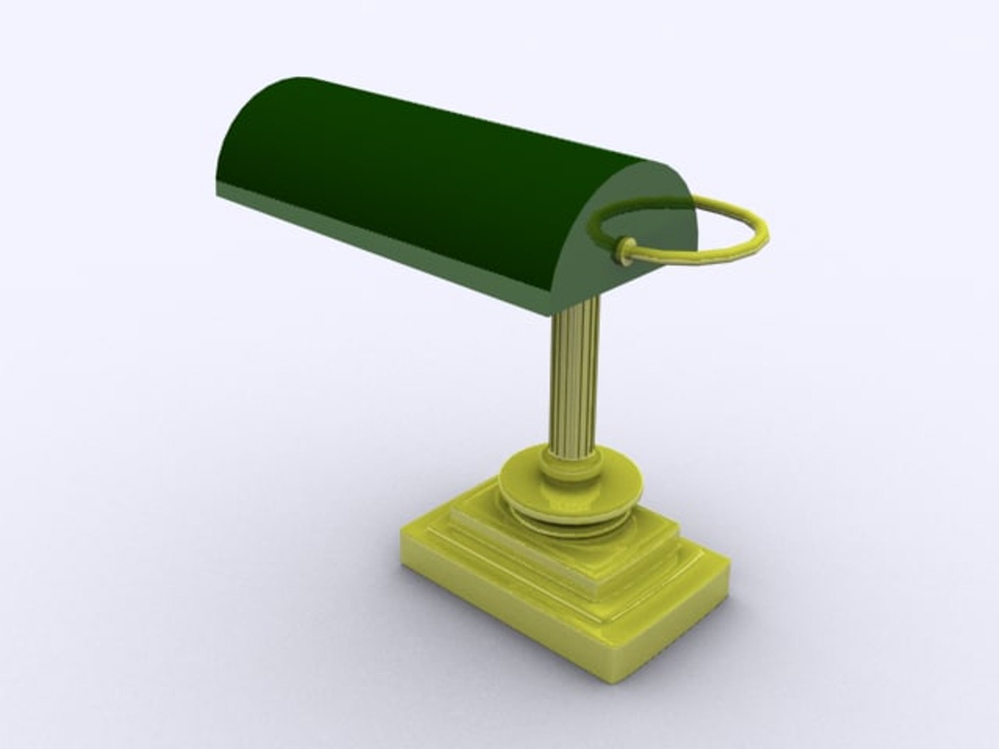 Posh Desk Lamp 3d 3ds
