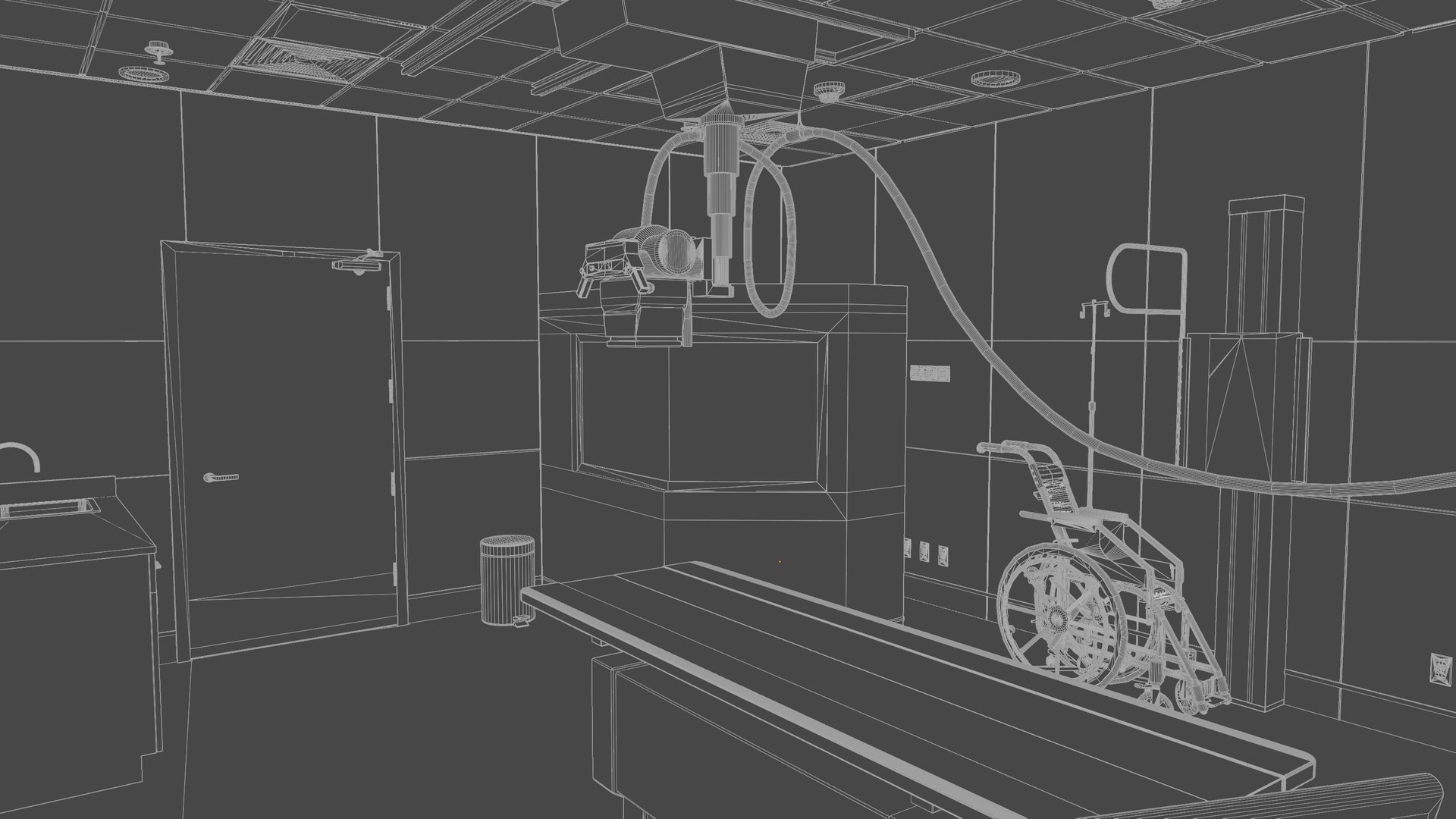 Doctors Office-Radiology-Xray Room 3D Model - TurboSquid 1746045