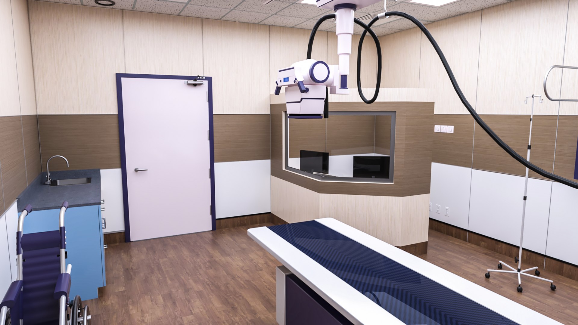 Doctors Office-Radiology-Xray Room 3D Model - TurboSquid 1746045