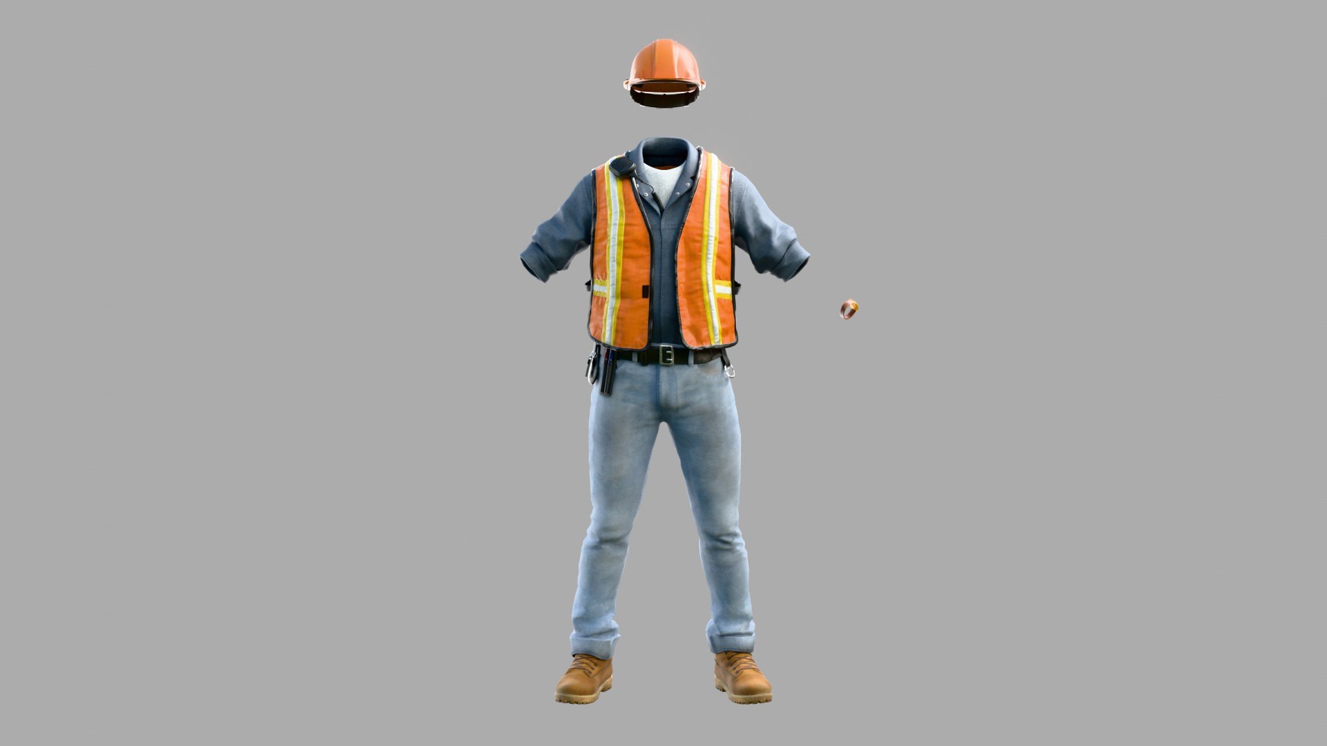 3D Model Construction Worker Outfits - TurboSquid 2384007
