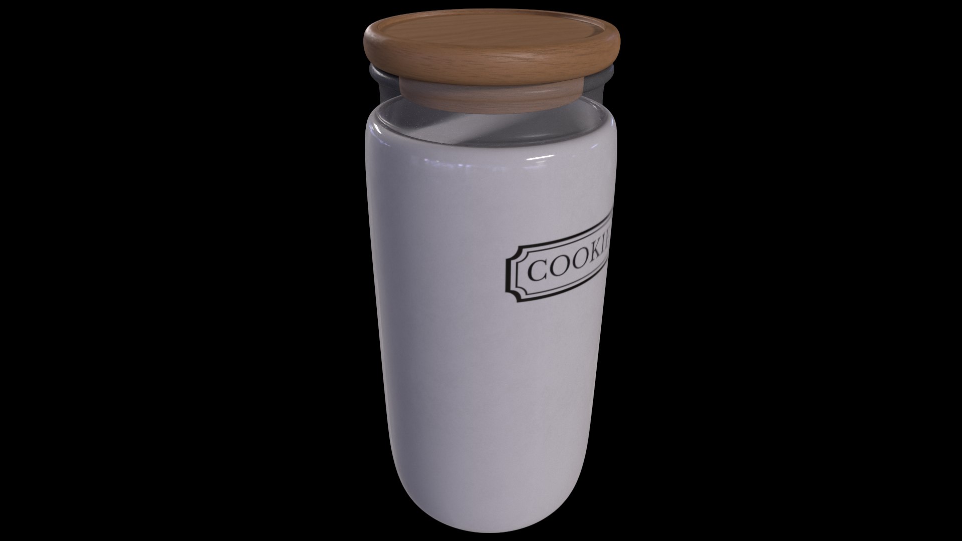 3D Food Storage Containers-Ceramic Food Storage Jar-PBR 3D Model Model ...