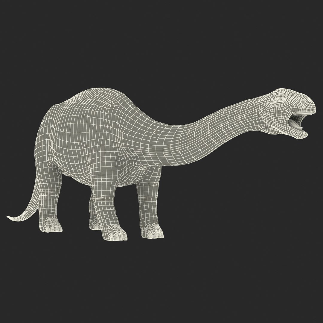 Brontosaurus Prehistoric Dinosaur 3d Model