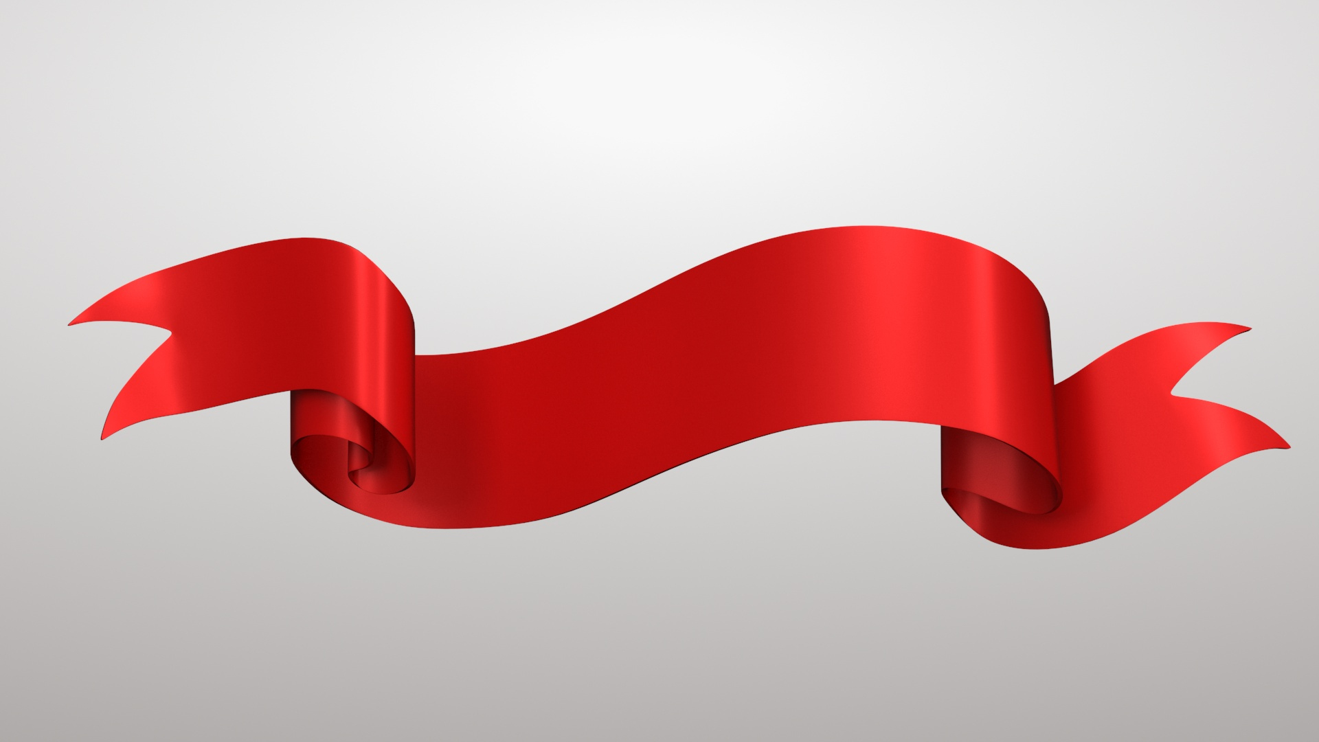 Ribbon Banner 01v PBR Model - TurboSquid 1974340