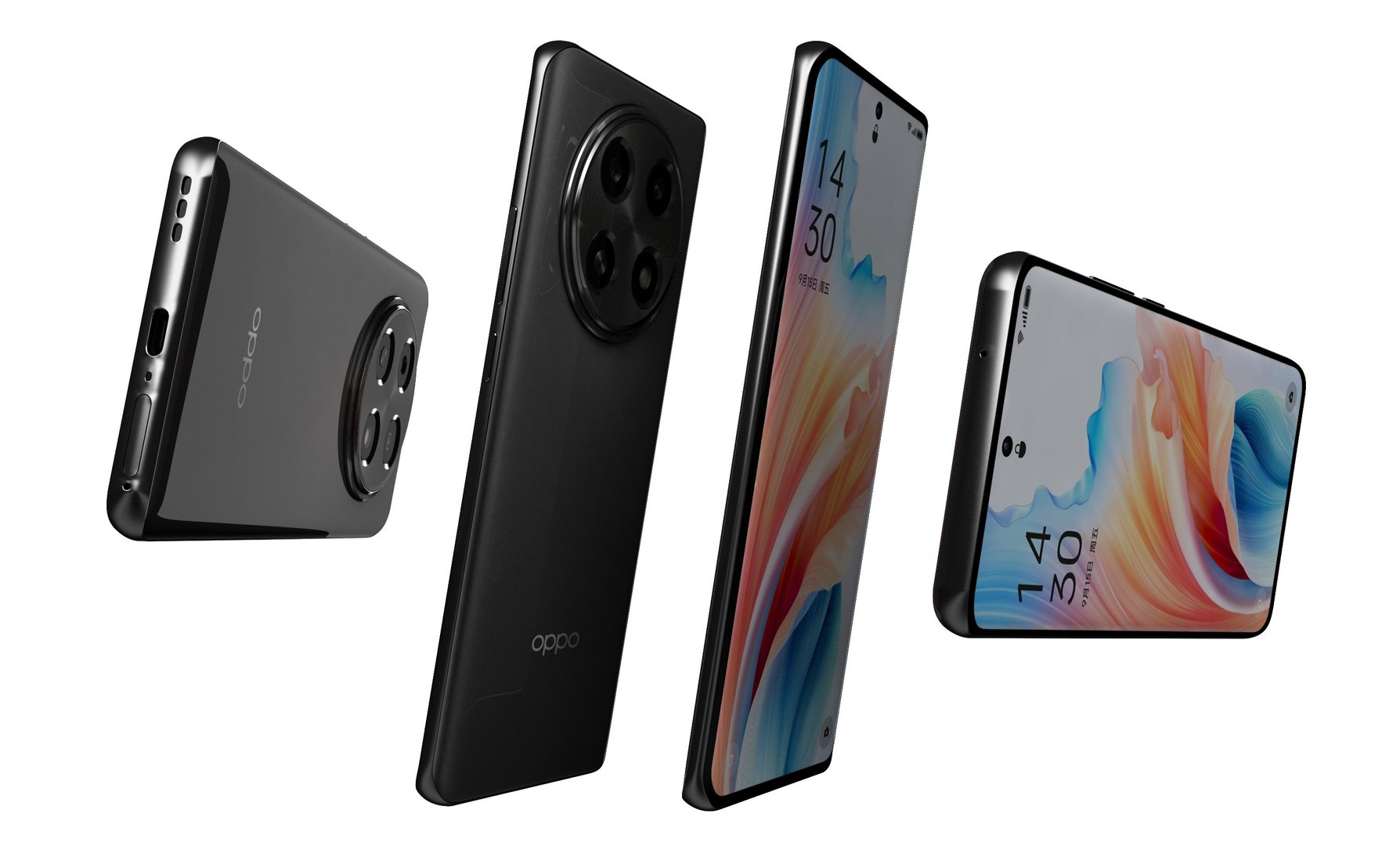 3D Model OPPO A2 Pro Black - TurboSquid 2136542