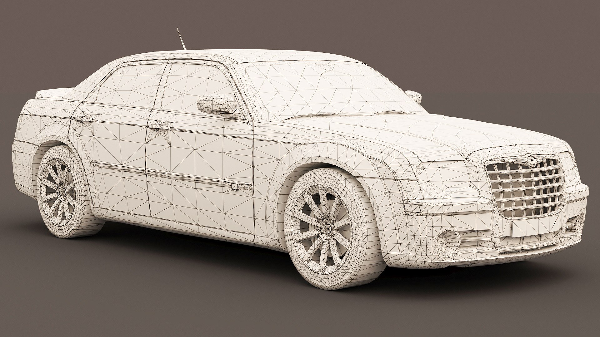 Chrysler 300c 2008 3D Model - TurboSquid 1977392