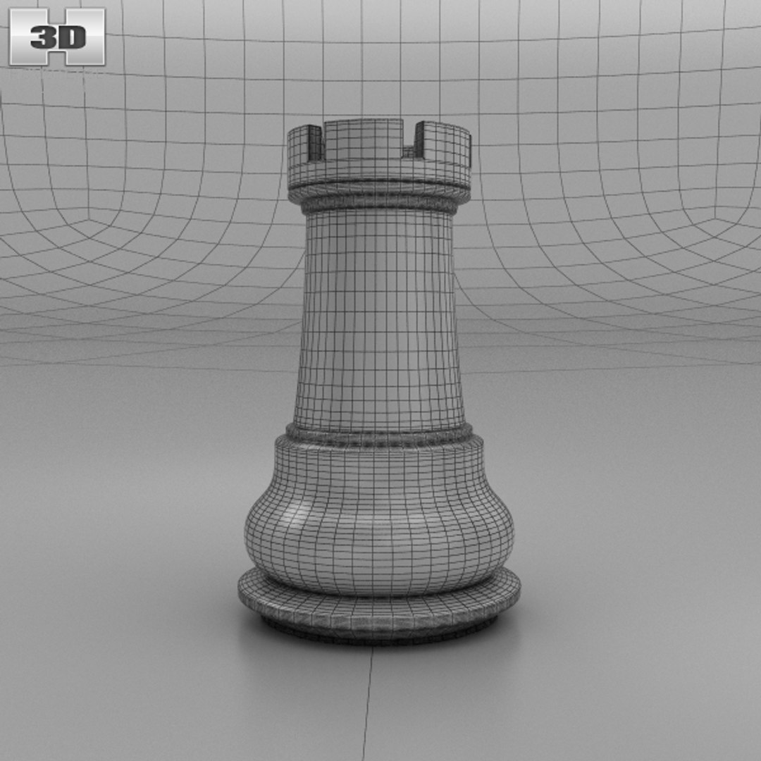 Classic Rook Chess Model | 1145782 | TurboSquid