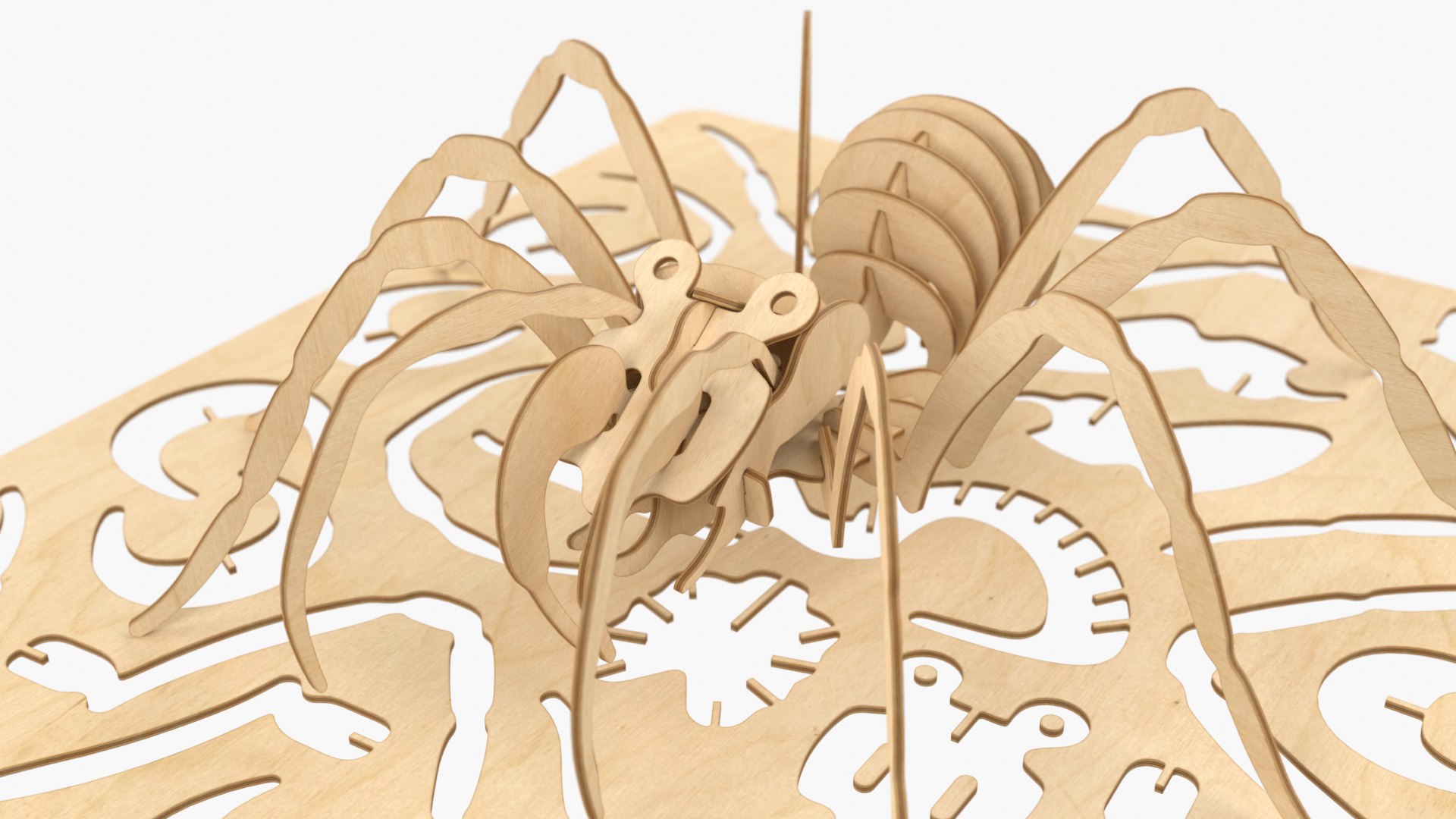 3D Spider Laser Cut Animated Model - TurboSquid 2005372