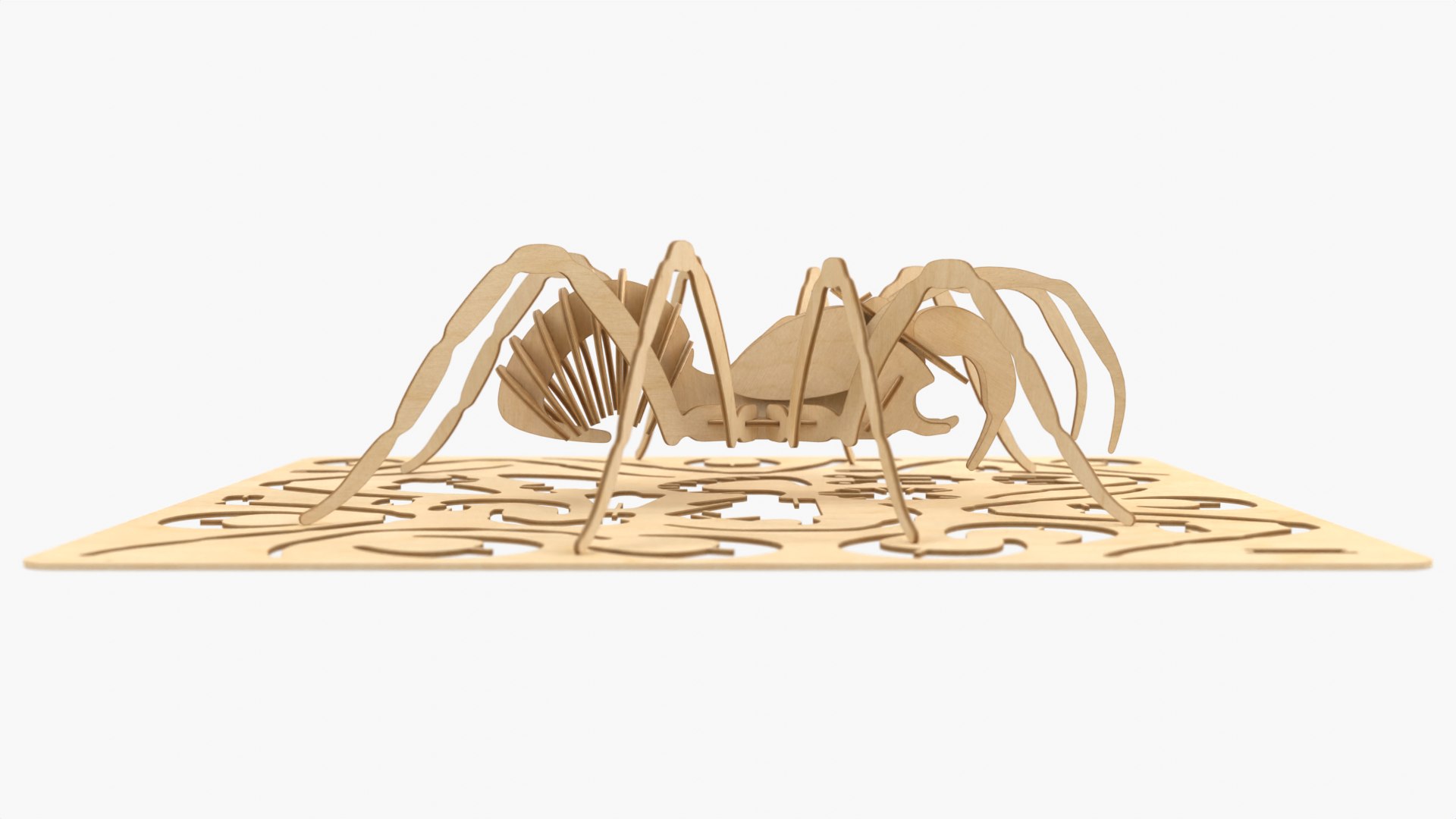 3D Spider Laser Cut Animated Model - TurboSquid 2005372