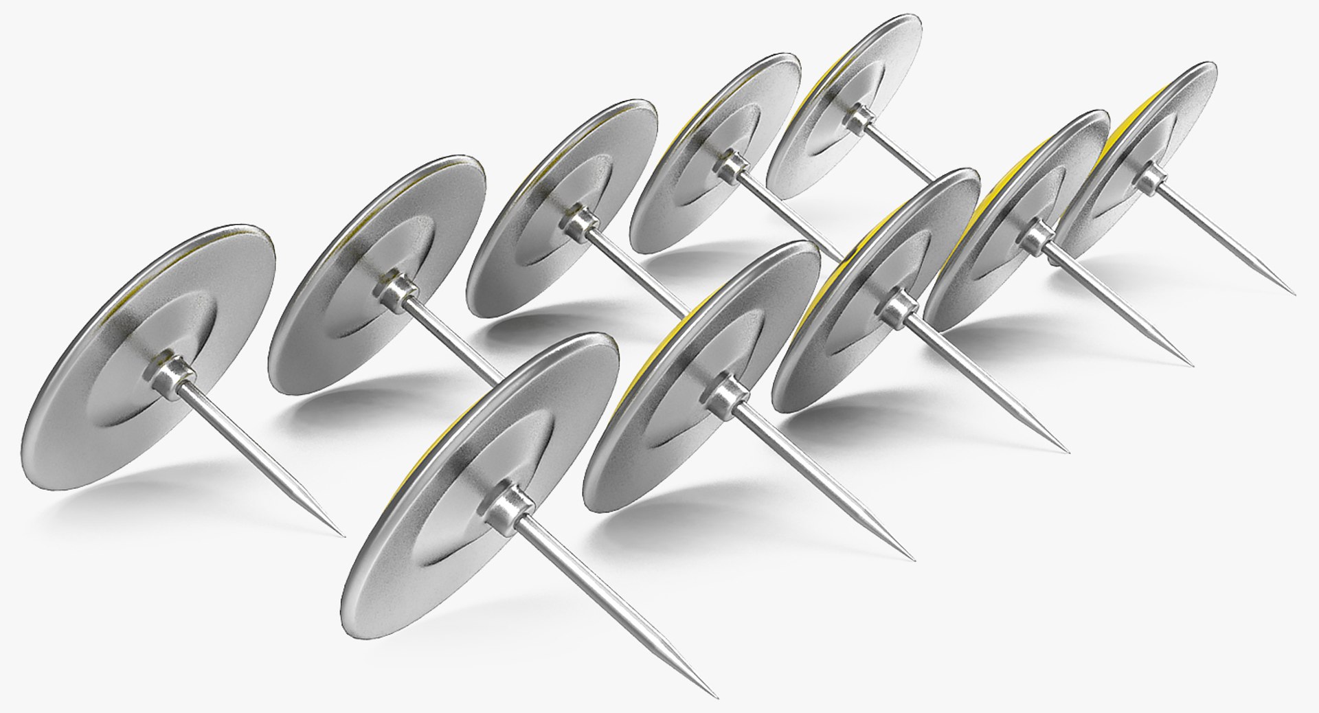 3D Smiley Face Push Pins Model - TurboSquid 1425558