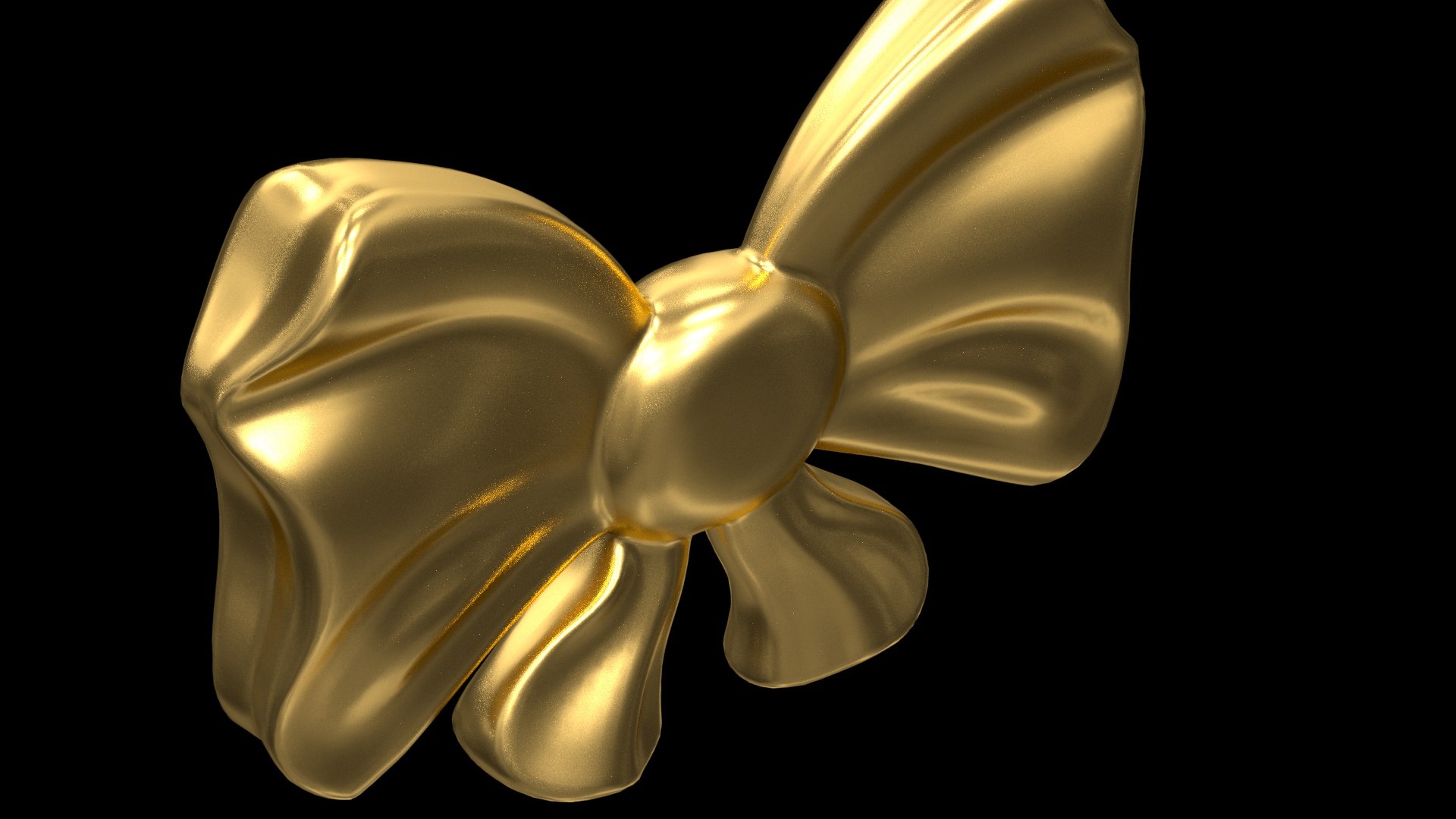 3D Plaster Decorative Bow DS511 - TurboSquid 2365458