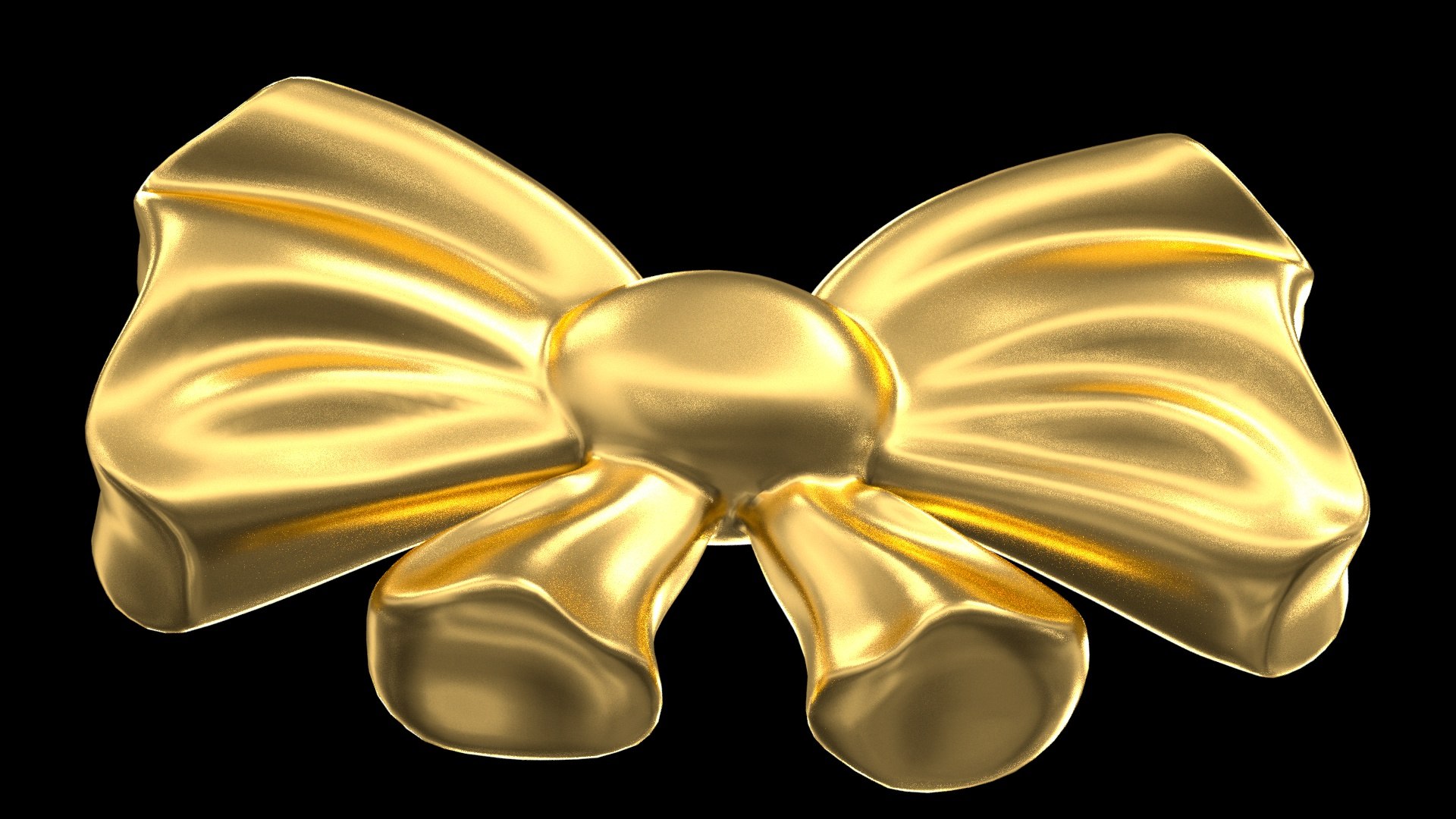 3D Plaster Decorative Bow DS511 - TurboSquid 2365458