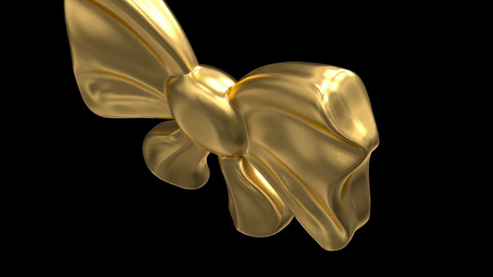 3D Plaster Decorative Bow DS511 - TurboSquid 2365458