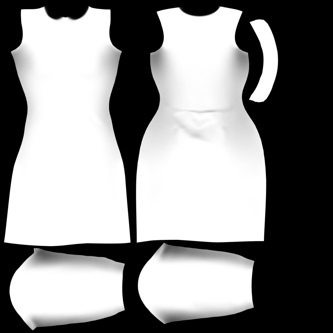 3D Lace Trim Dress Model - TurboSquid 1793683