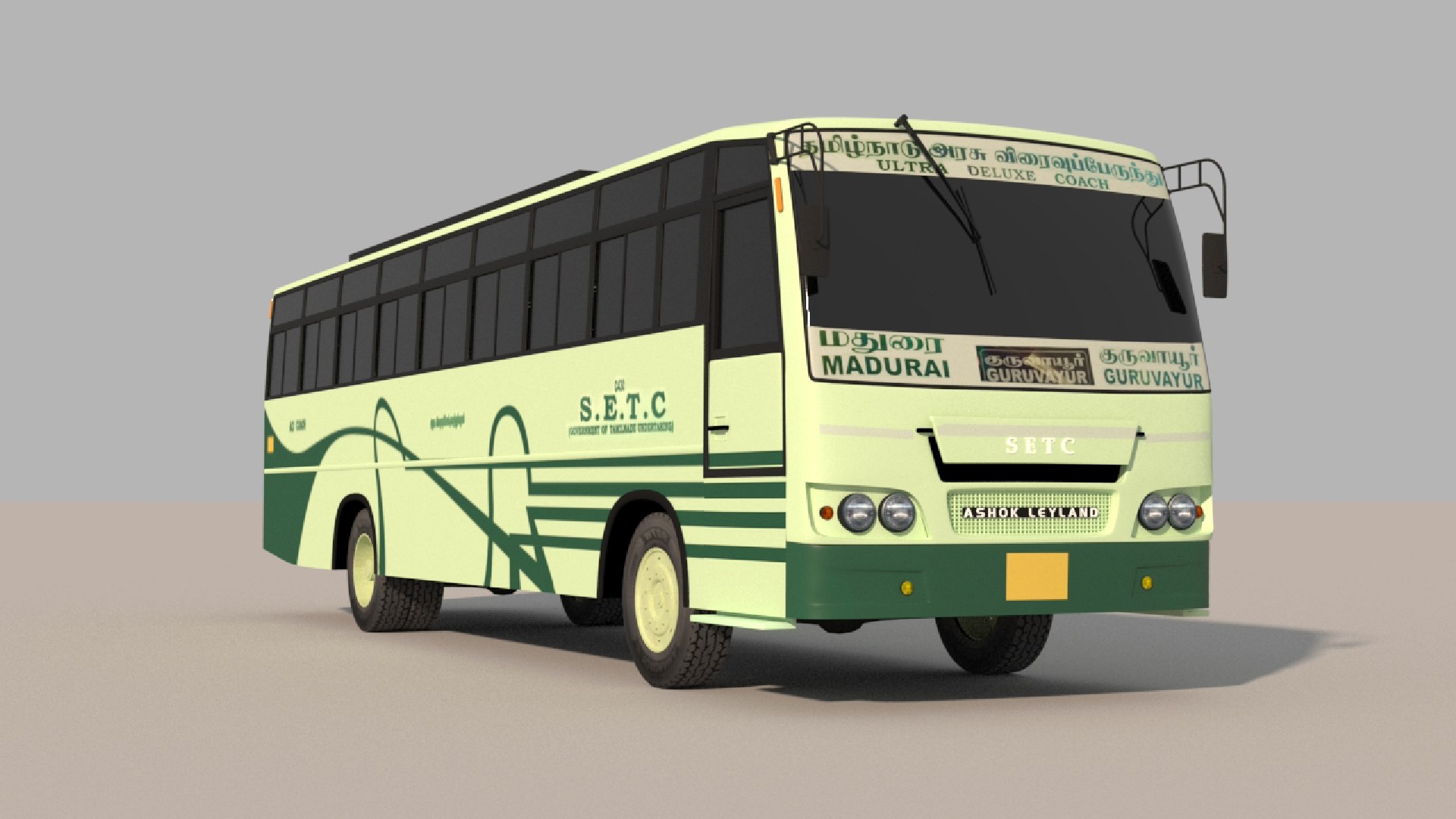 Bus SETC 3D Model - TurboSquid 2326887