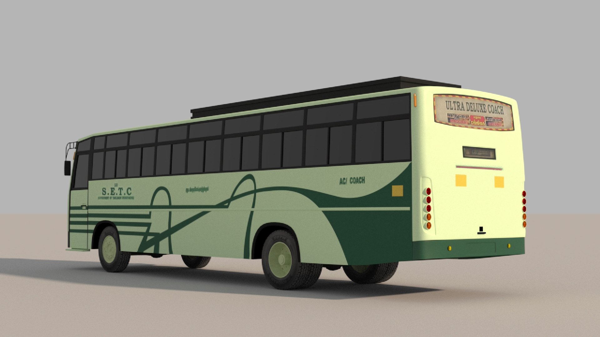 Bus SETC 3D Model - TurboSquid 2326887
