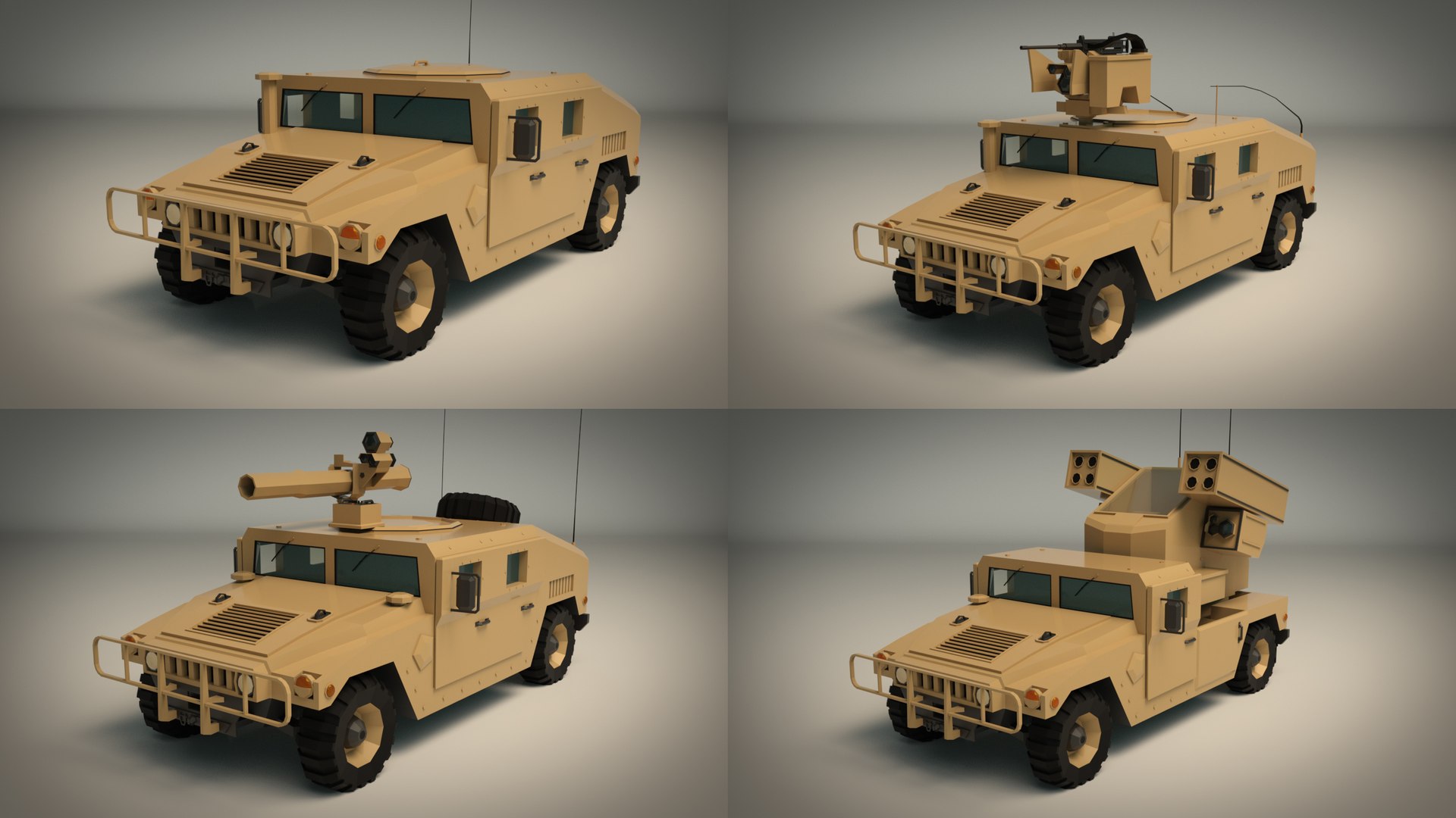 Humvee 3D - TurboSquid 1423158