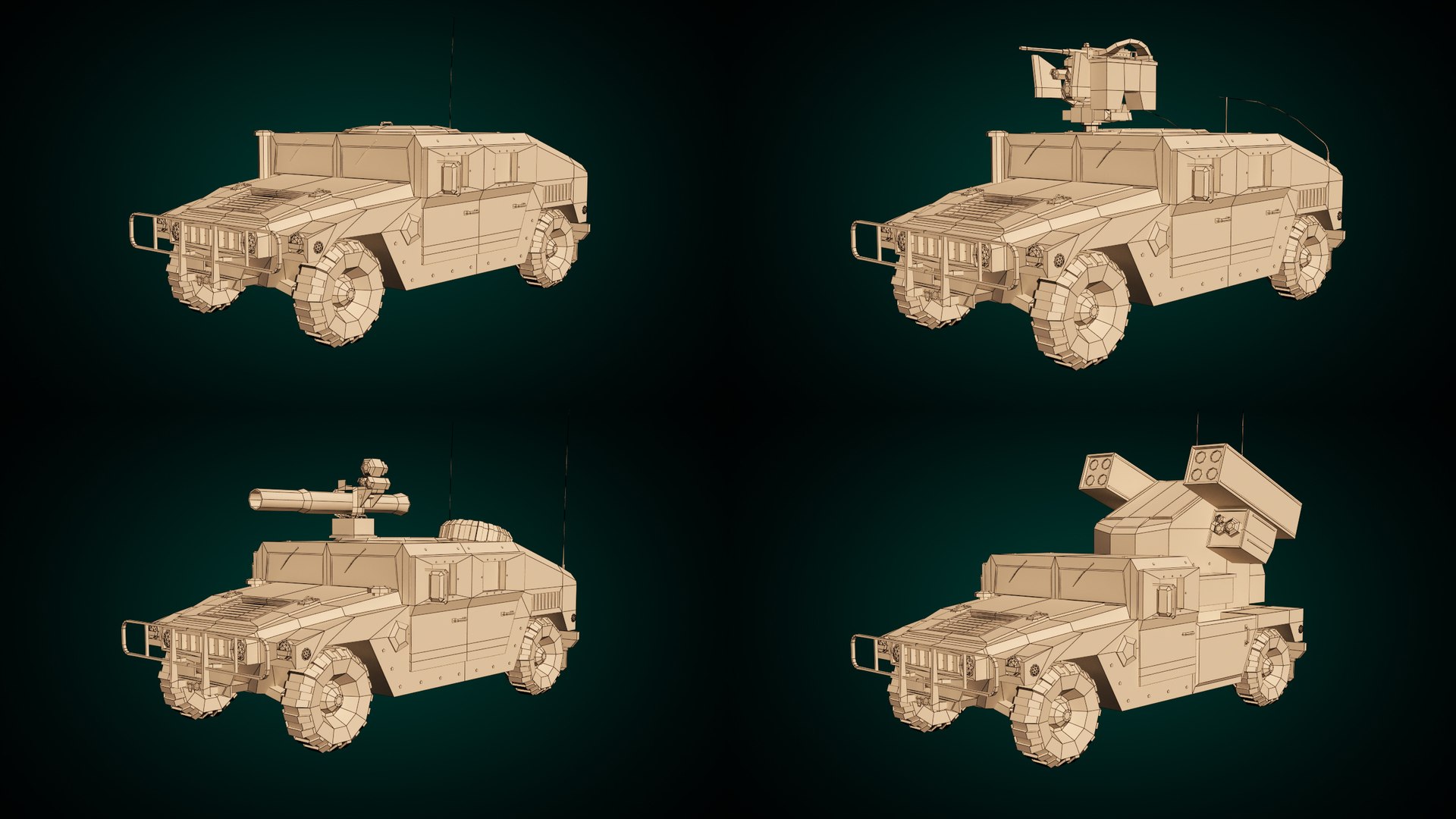 Humvee 3D - TurboSquid 1423158