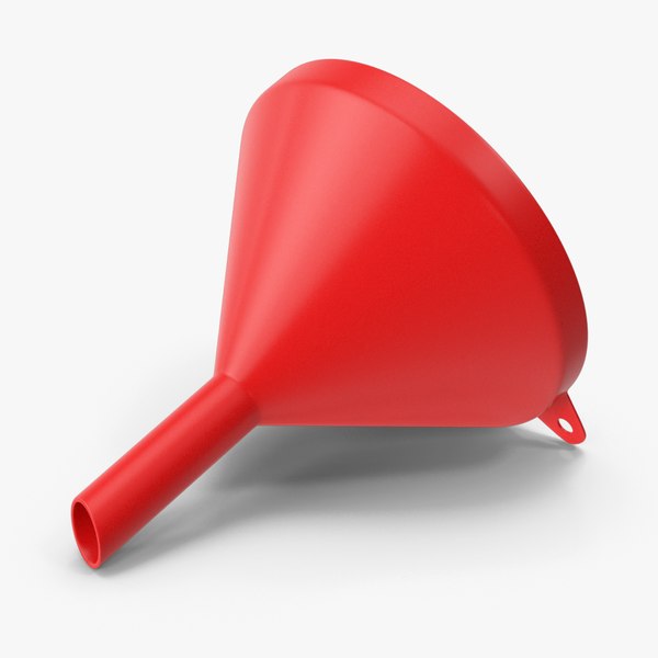 modelo 3d embudo rojo - TurboSquid 1839603
