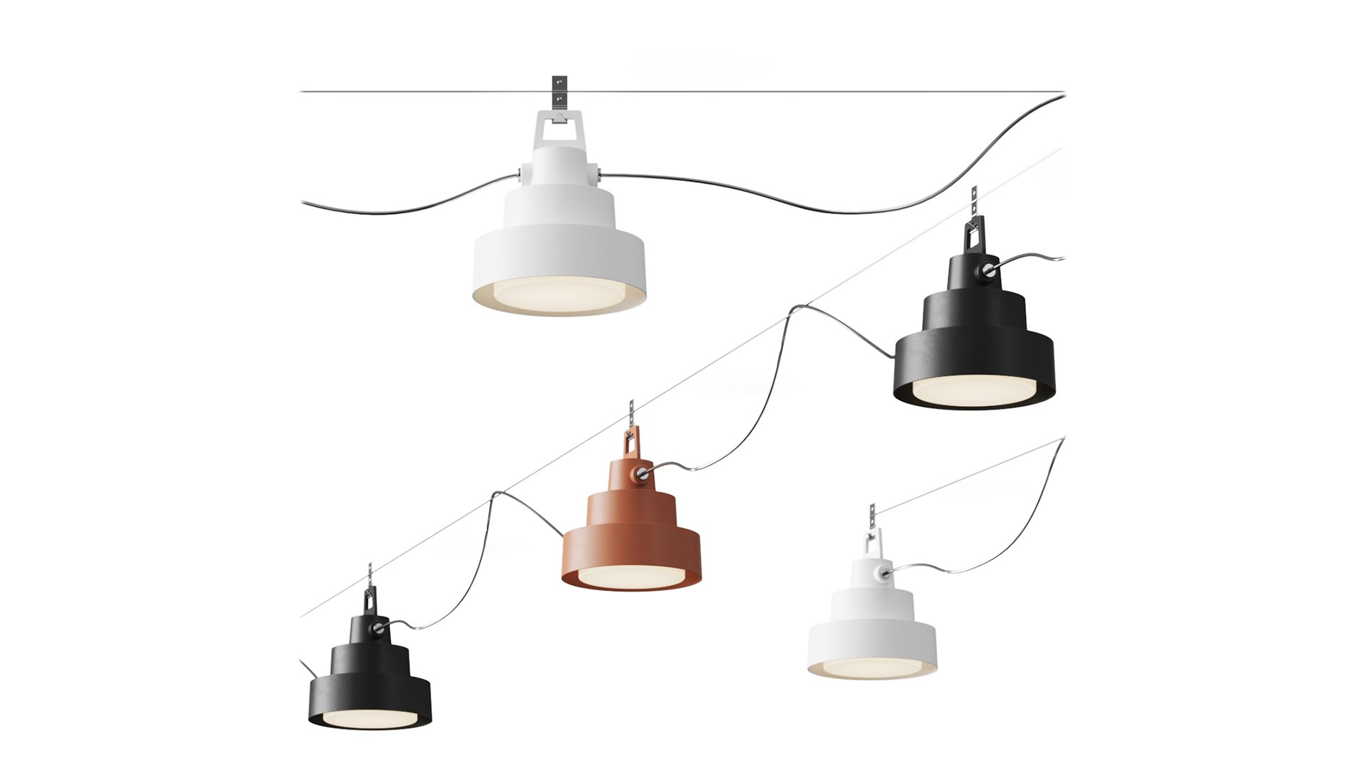 Plaff-on Light Marset Pendant Lamp 3D model - TurboSquid 2150815