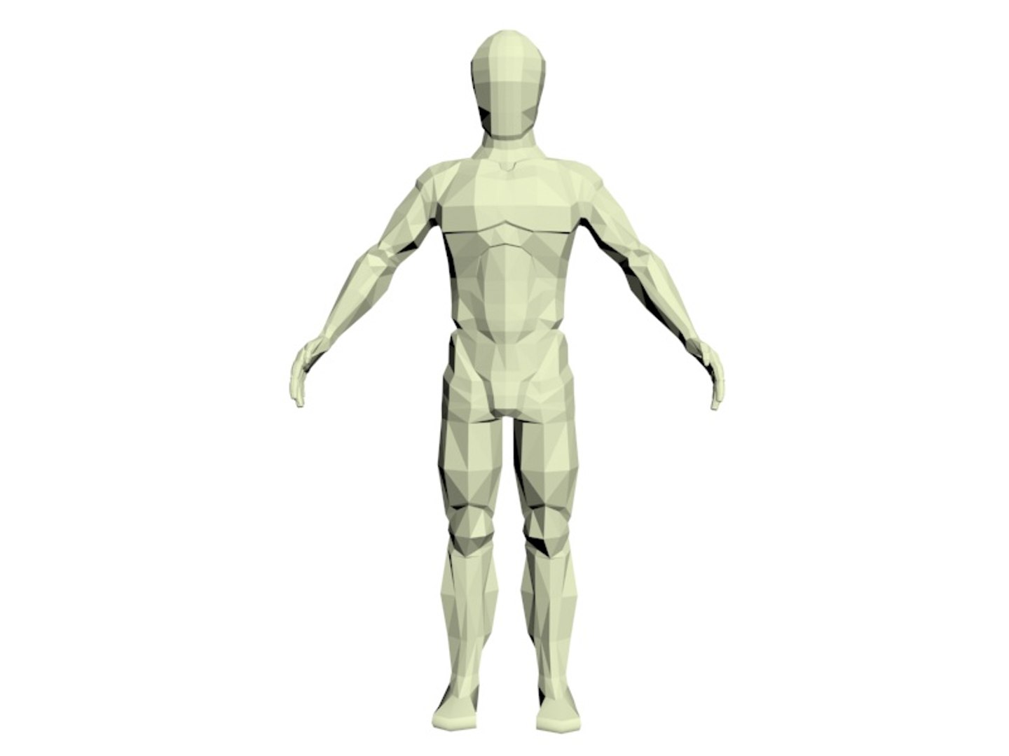 Simple Character Body Reference 3d Max